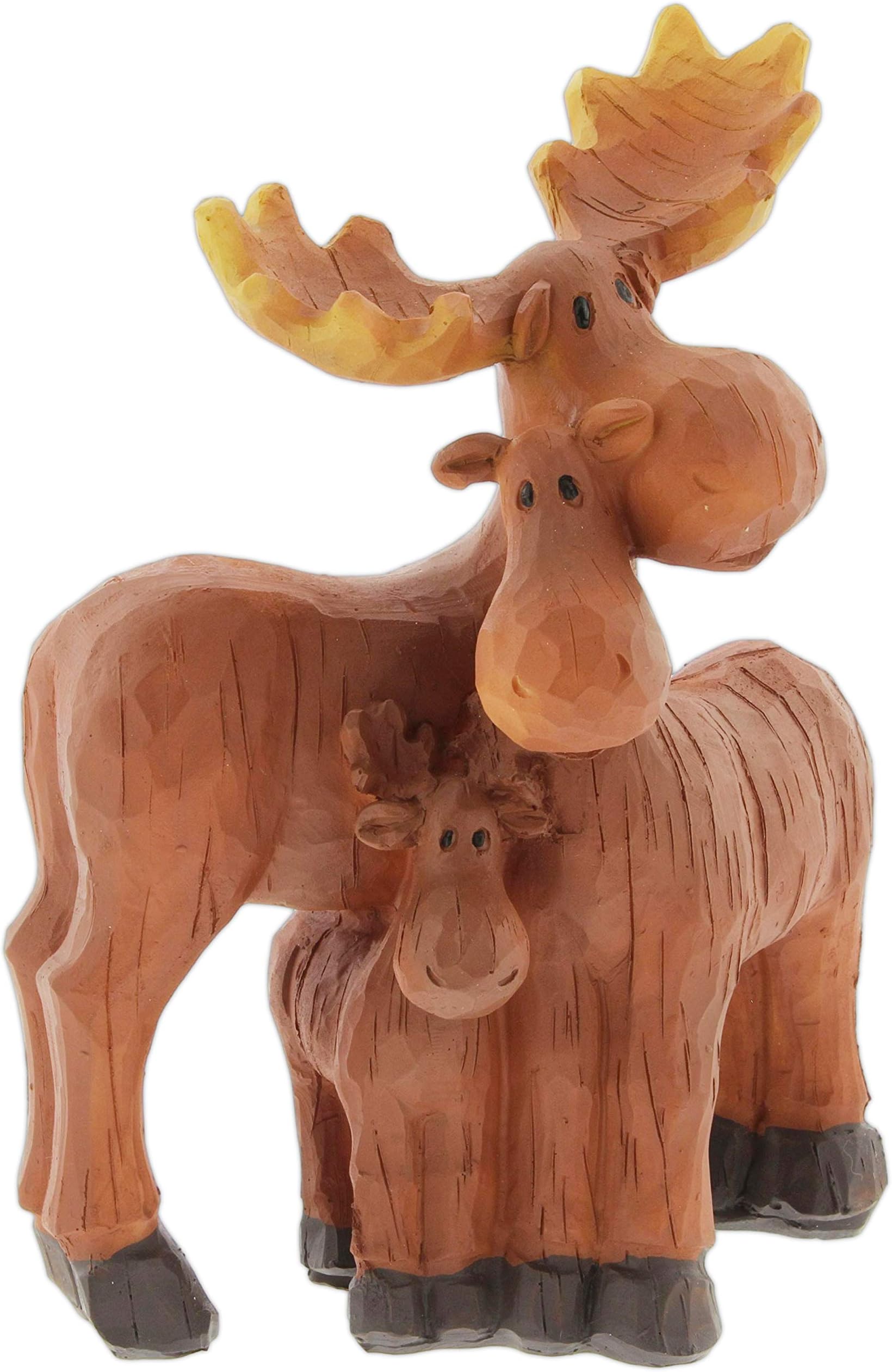 Amazon.com: Slifka Sales Co. Stacked Moose Family 4.5 x 4.5 x 6 Inch ...