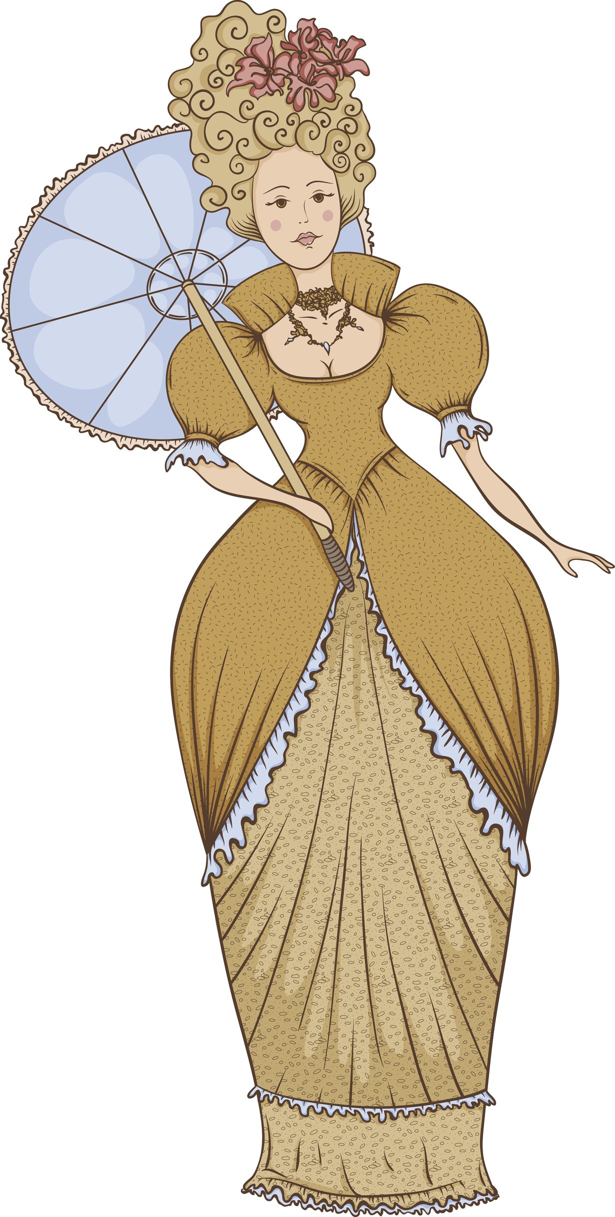 Victorian Woman Clipart