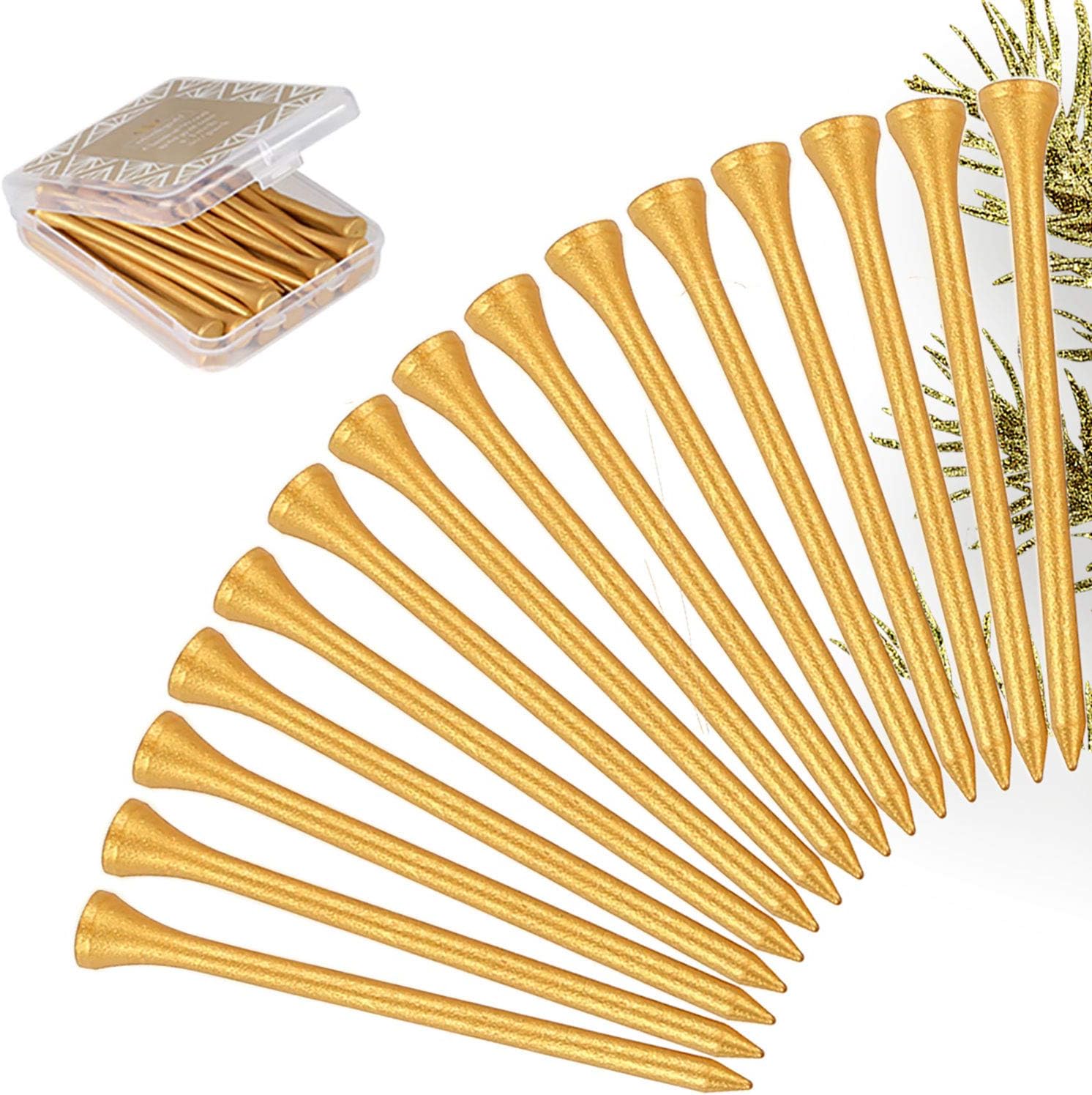 Amazon.com: OlinkGolf Wood Golf Tees, 4 inch Prolength Max Long Golf ...