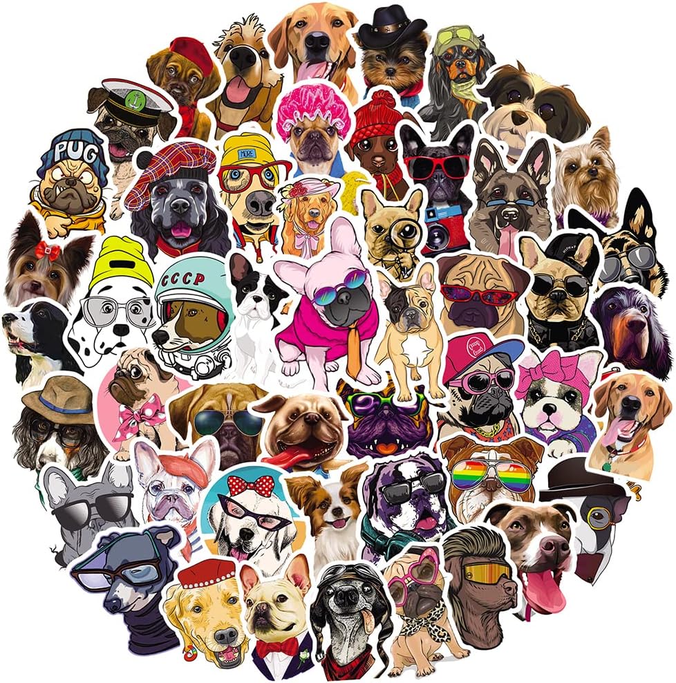 EUFFO Aufkleber Sticker Set 100 Stück Neon Decals Vintage Kleine ...