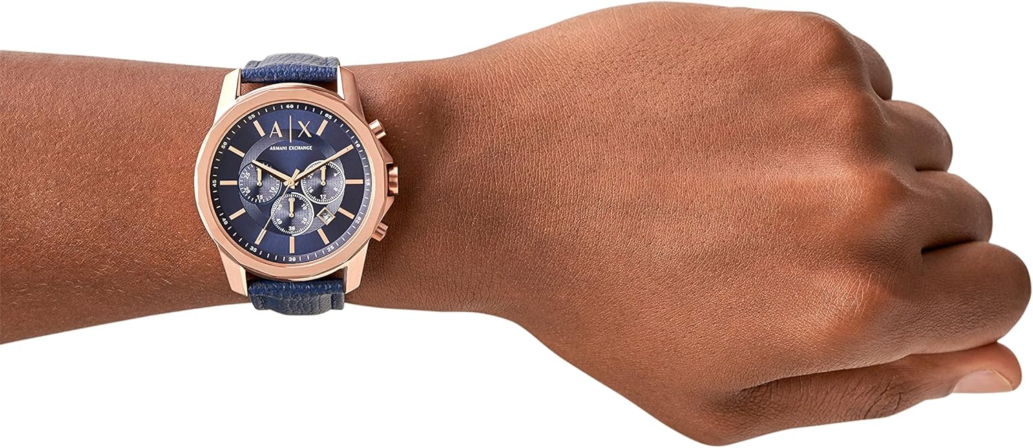 Amazon.com: AX ARMANI EXCHANGE Men's Stainless Steel Quartz Watch with ...