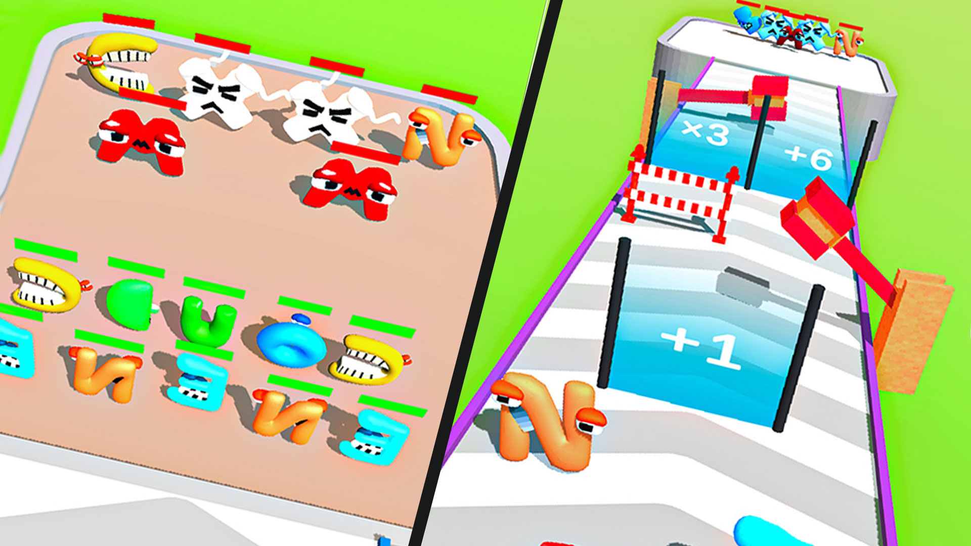 Alphabet Monster Merge Master: ABC Lore Run Merge & Fight 3D - Letter ...