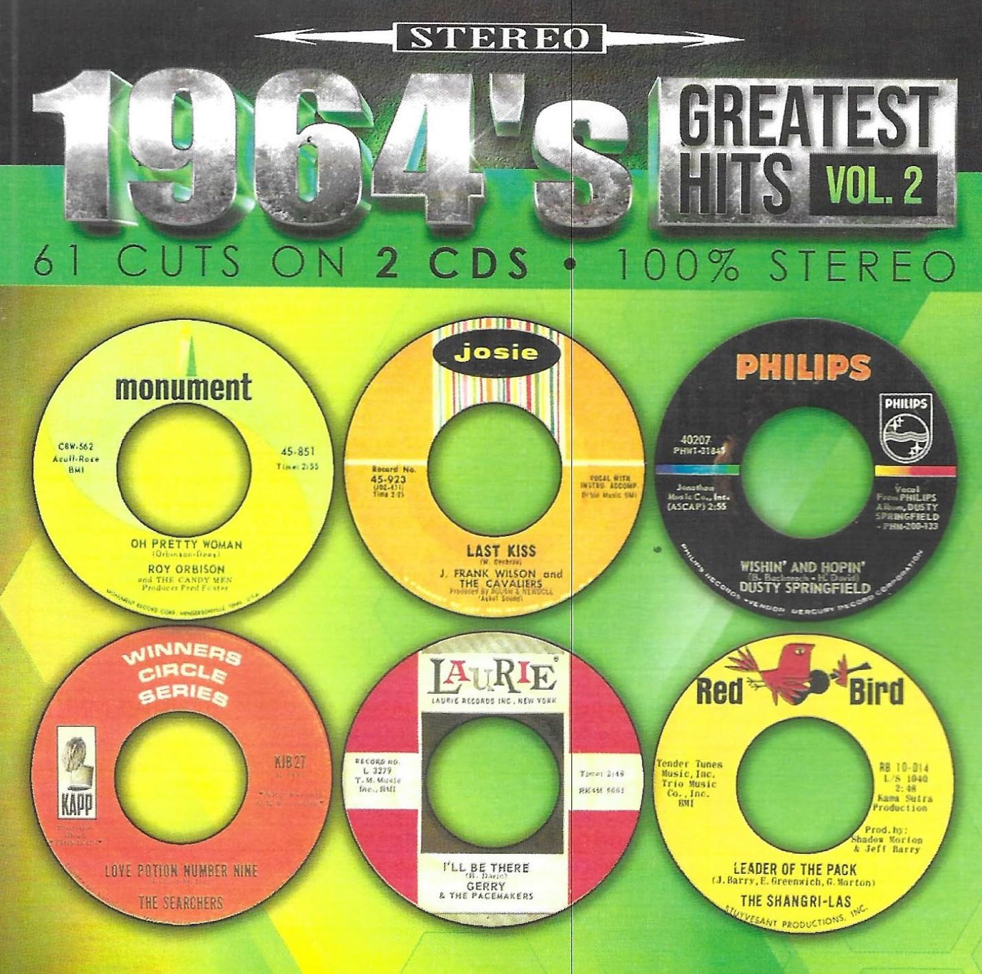 Various Artists - 1964's Greatest Hits, Vol. 2 - Amazon.com Music