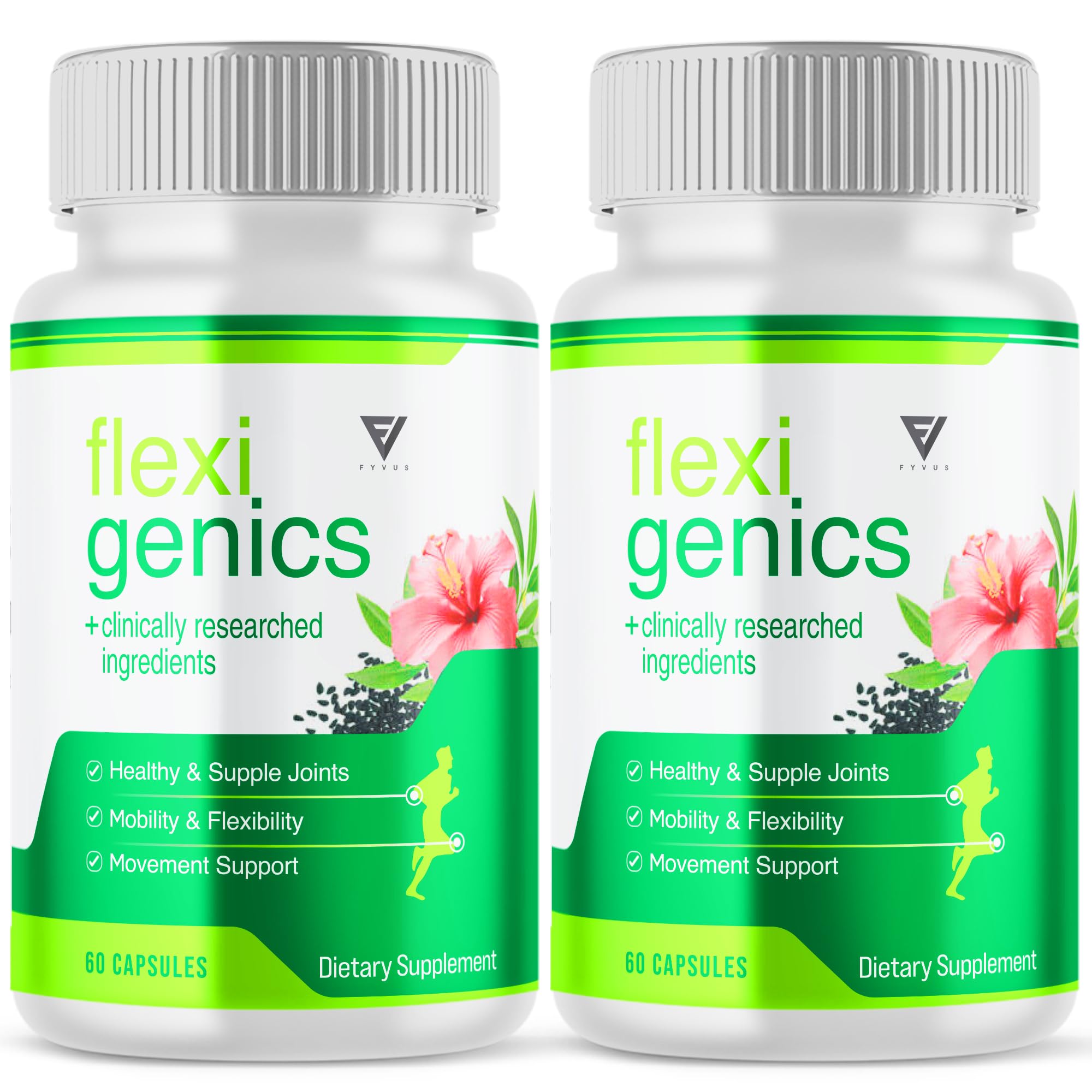 Amazon.com: (2 Pack) Flexigenics Capsules, Flex genics Maximum Strength ...