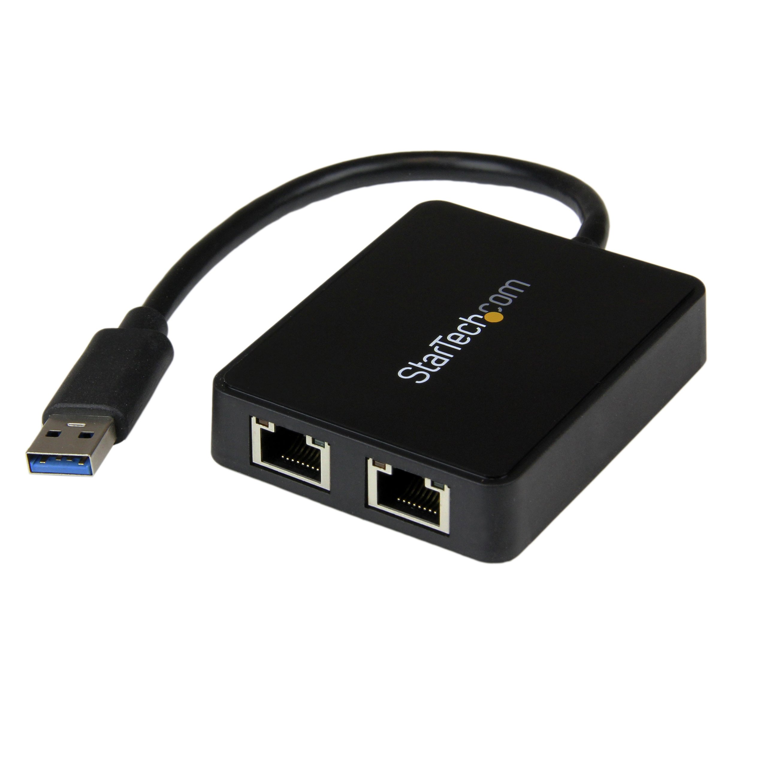 USB 3 0 To Dual Port Gigabit Ethernet Adapter W USB Port 10 100 100 usb-3-0-to-dual-port-gigabit-ethernet-adapter-w-usb-port-10-100-100