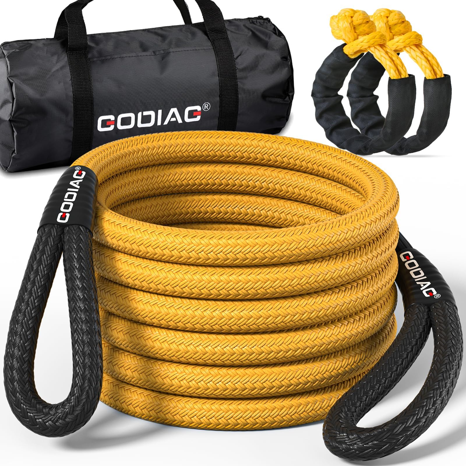 Amazon.com: YUNPEAK Kinetic Recovery Rope (7/8" x30 ft - 31,700Lbs ...