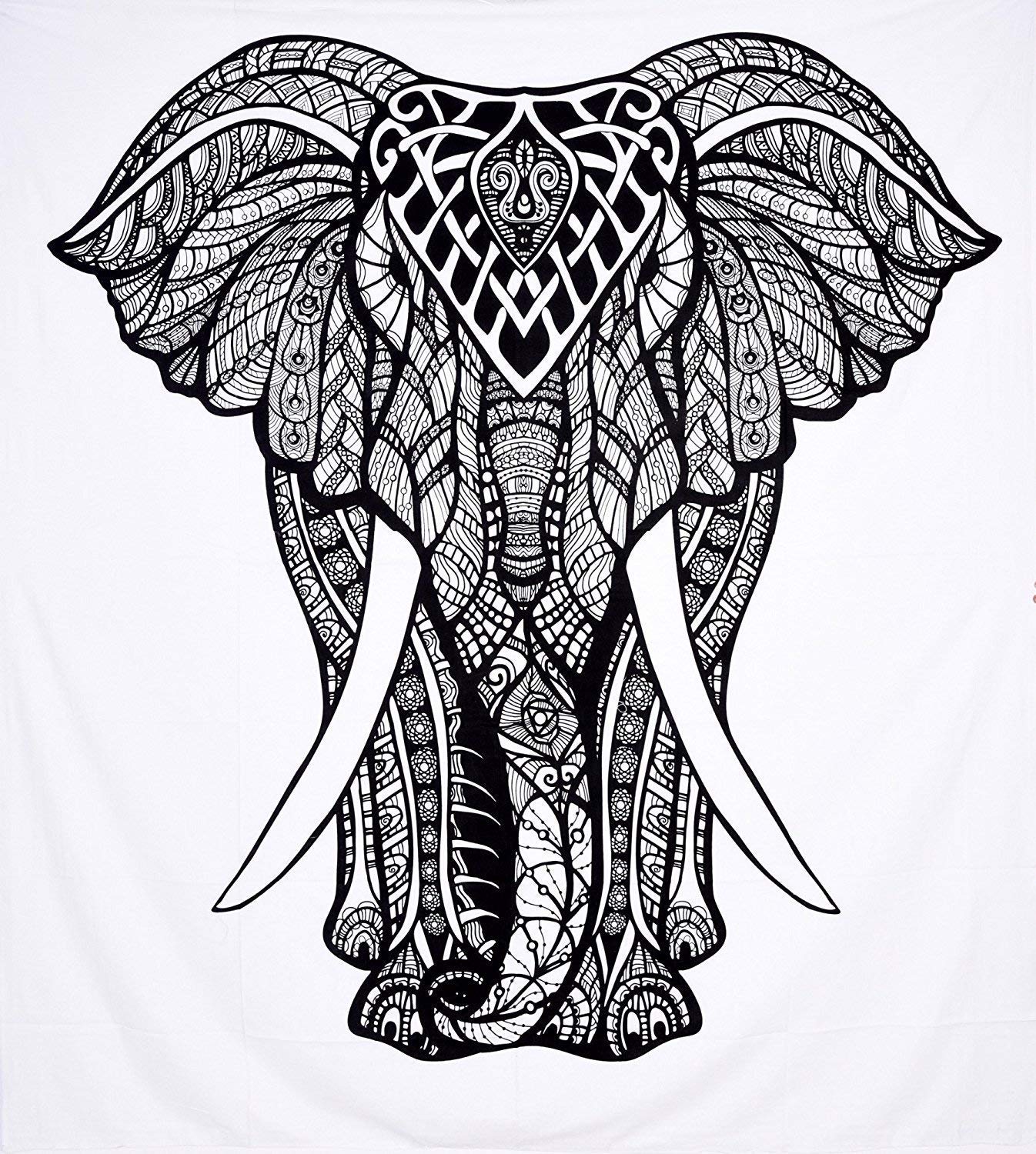 Trippy Elephant Doodle