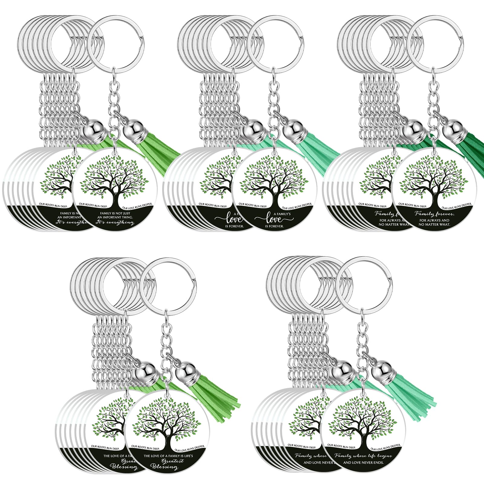 Amazon.com: Sureio Christmas Family Reunion Gifts Acrylic Keychains ...