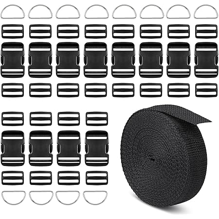 Amazon.com: Buckles Straps Set of 1.5 inch: 5 pcs Quick Side Release ...