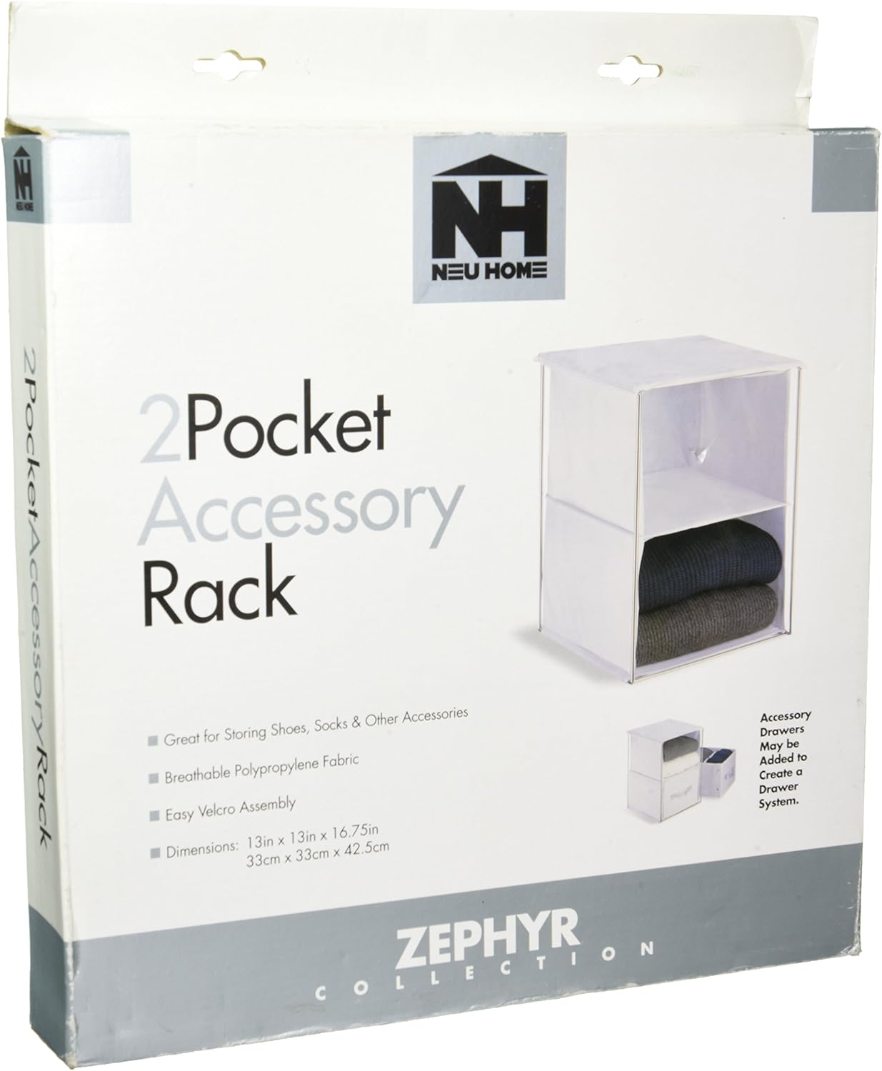 Amazon.com: Organize It All Zephyr 2-Pocket Rack : Home & Kitchen