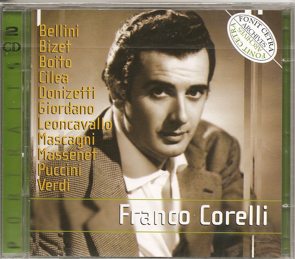 Franco Corelli- Performer, Verdi- Composer, Bizet- Composer, Cilea ...