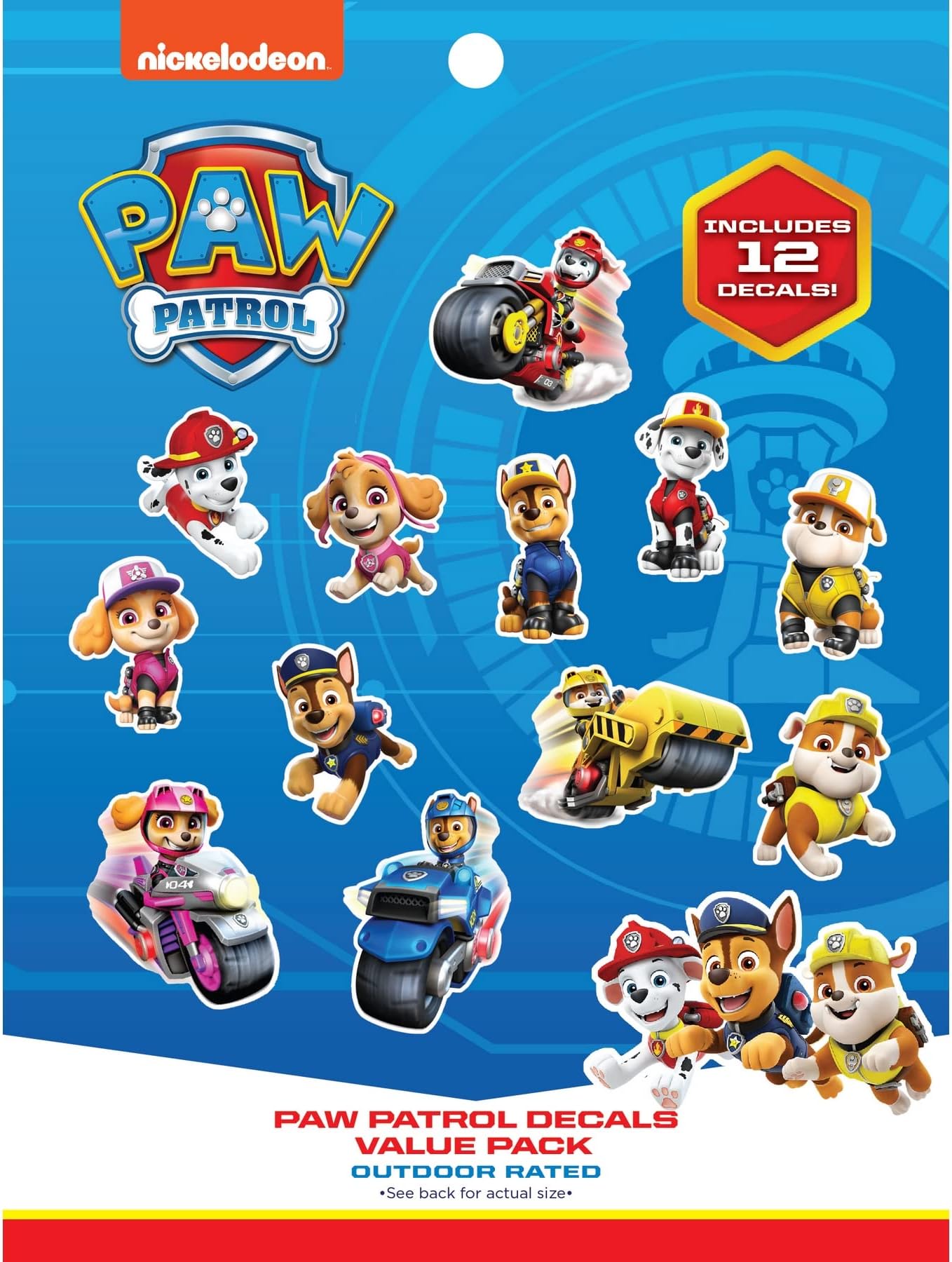 Amazon.com - Paw Patrol Peeking Decals - Set of 4 Paw Patrol Stickers ...
