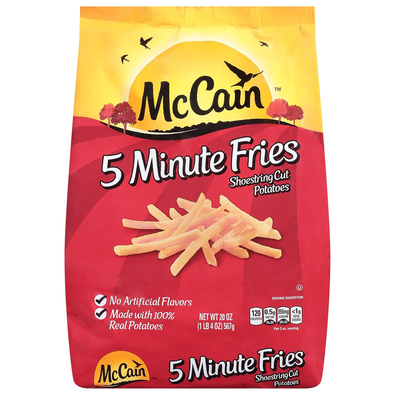 Amazon.com: McCain 5 Minute Fries, 20 oz (Frozen) : Grocery & Gourmet Food