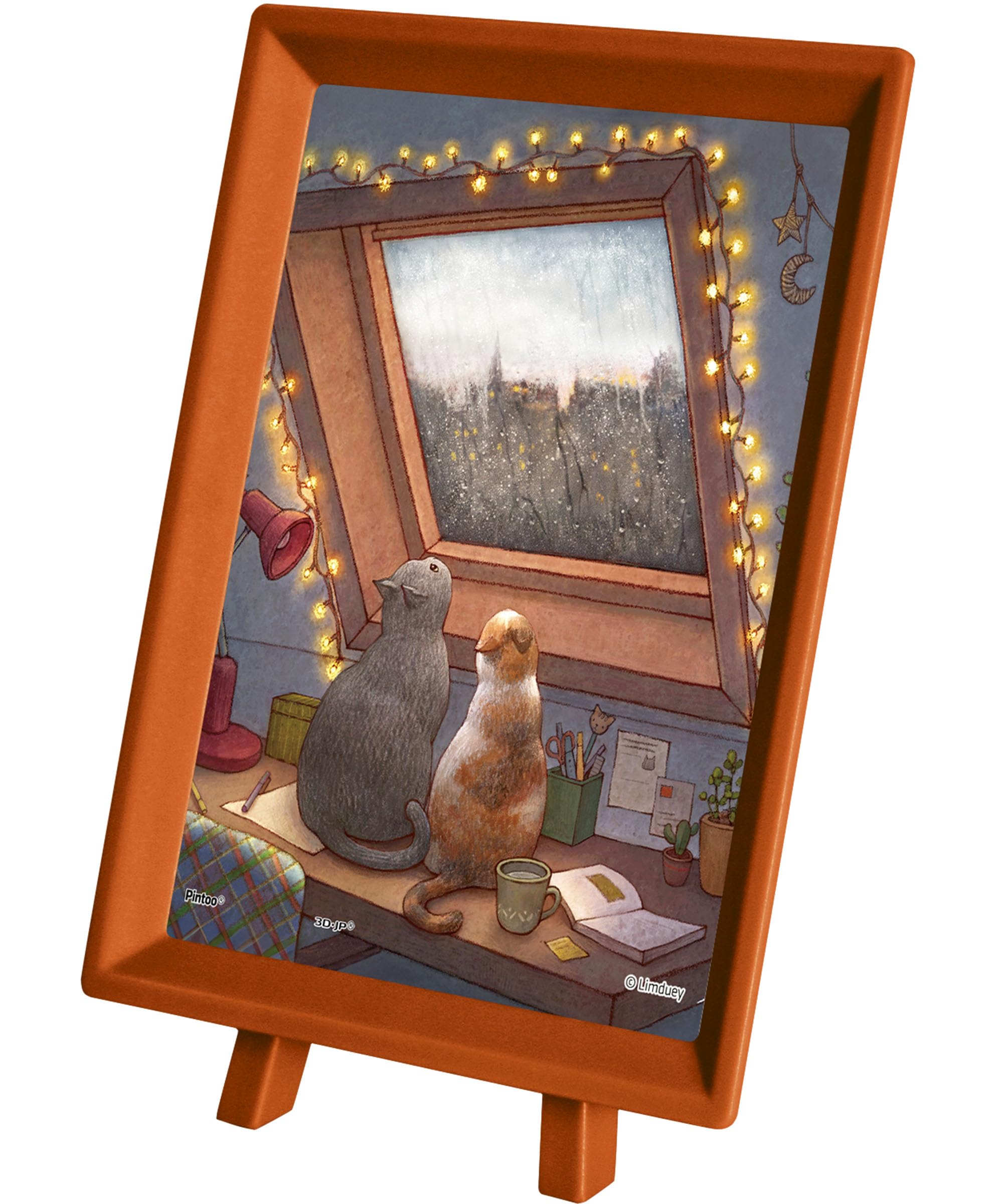 Amazon | ピントー(Pintoo) 80ピース ミニパズル プラ製ジグソーパズル【Limduey_雨の日】(8X10cm)子供大人 破片なし カチっとハマる[Q1201] | ジグソー ...