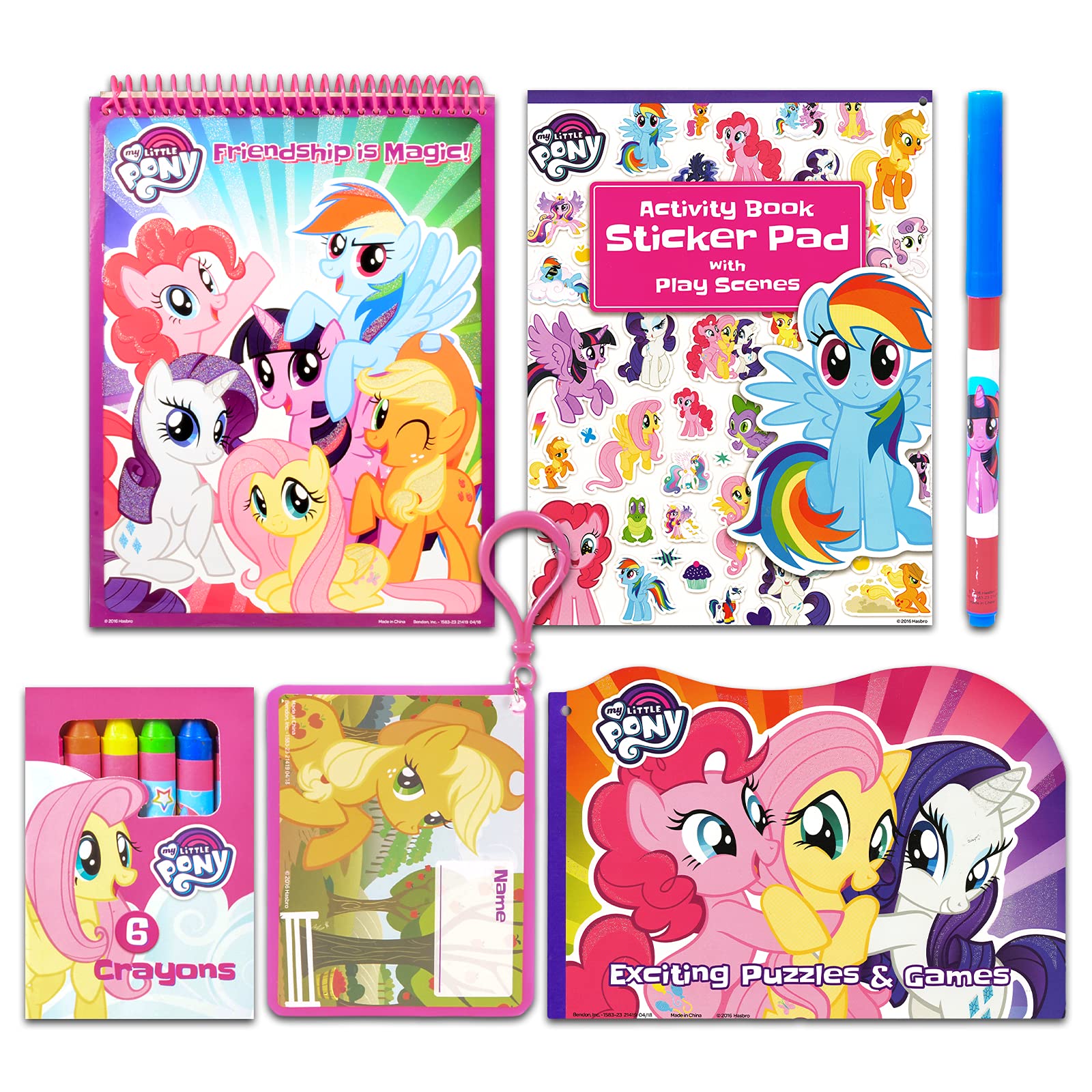 MLP Shop, My Little Pony Ultimate Sticker Activity Pack and Coloring ...