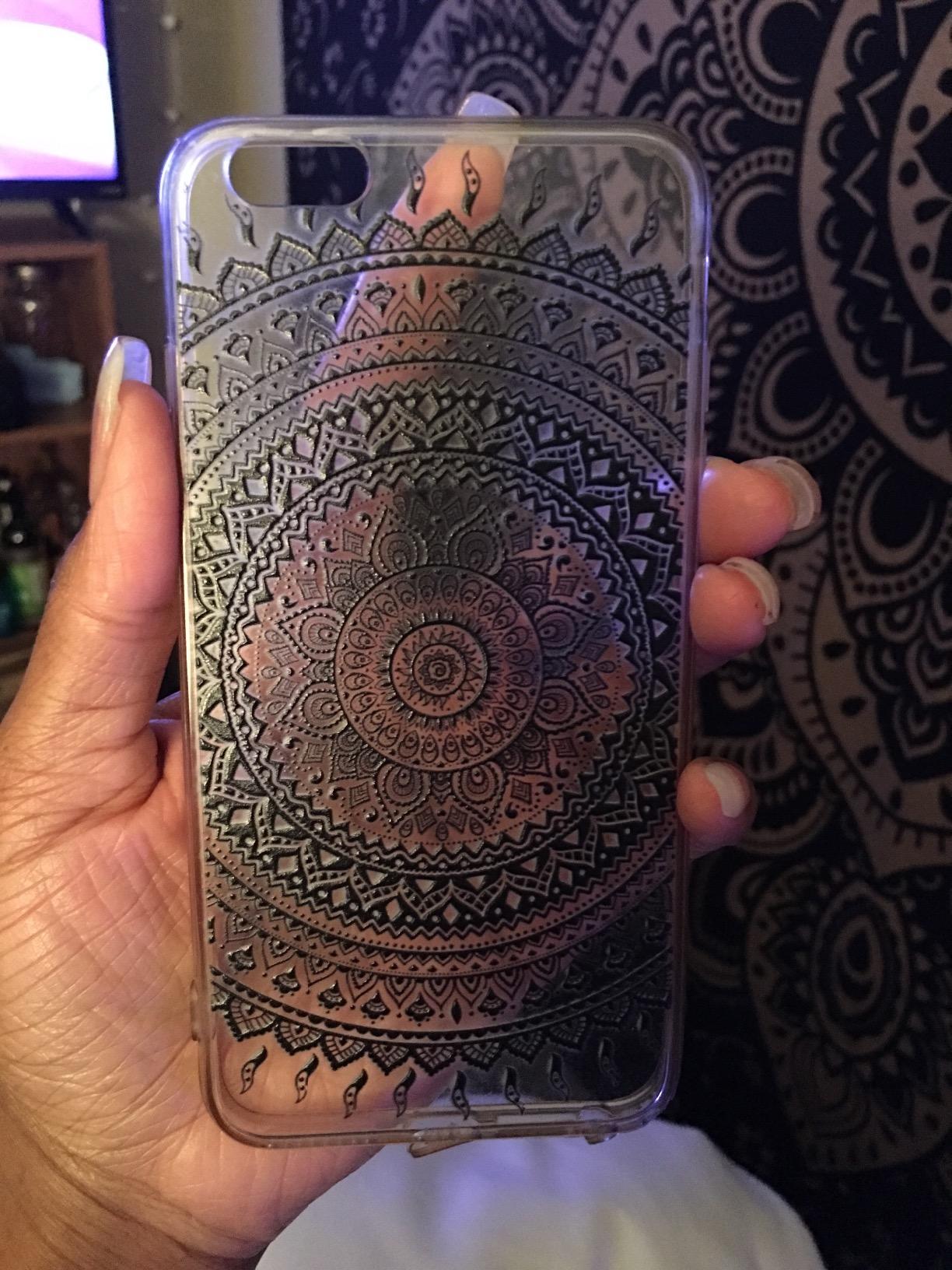 Amazon.com: iPhone 6 Plus Case, Style4U iPhone 6 Plus [White] Flower ...