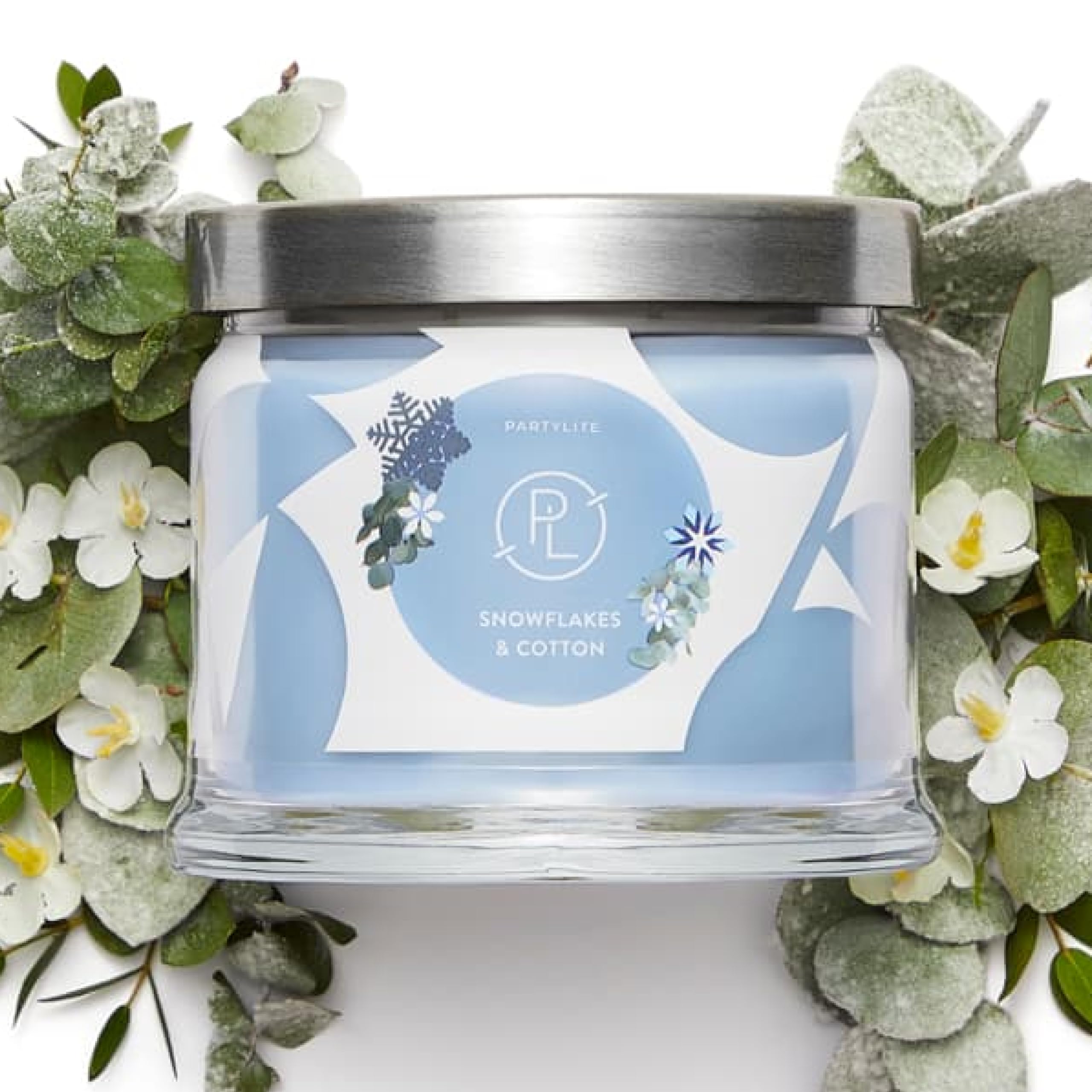 Amazon.com: PartyLite 3-Wick Jar Candle, Highly Fragranced Clean ...