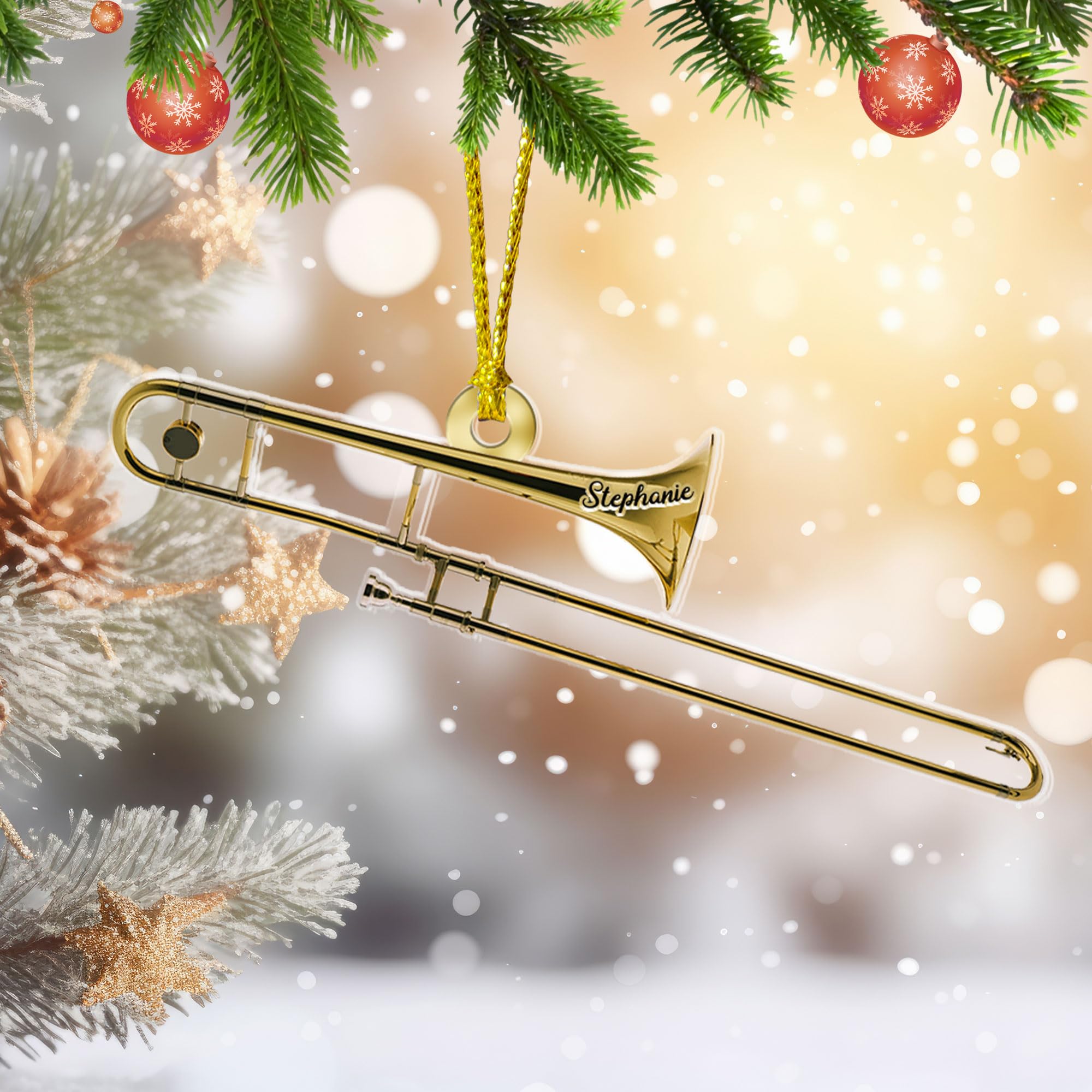 Amazon.com: Personalized Instrument Ornament Christmas 2024, Musical ...