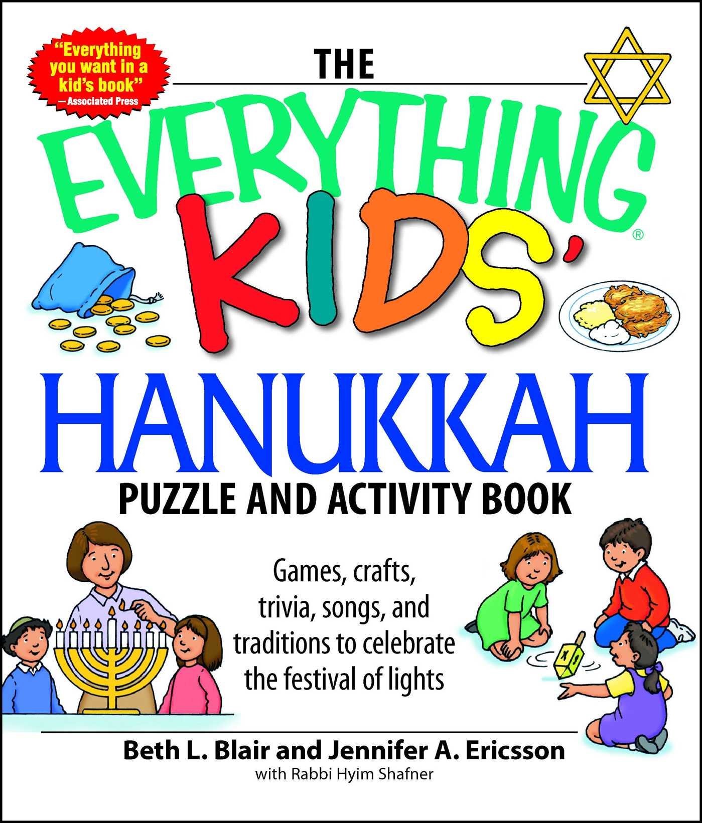The Everything Kids' Hanukkah Puzzle & Activity Book: Games, crafts ...