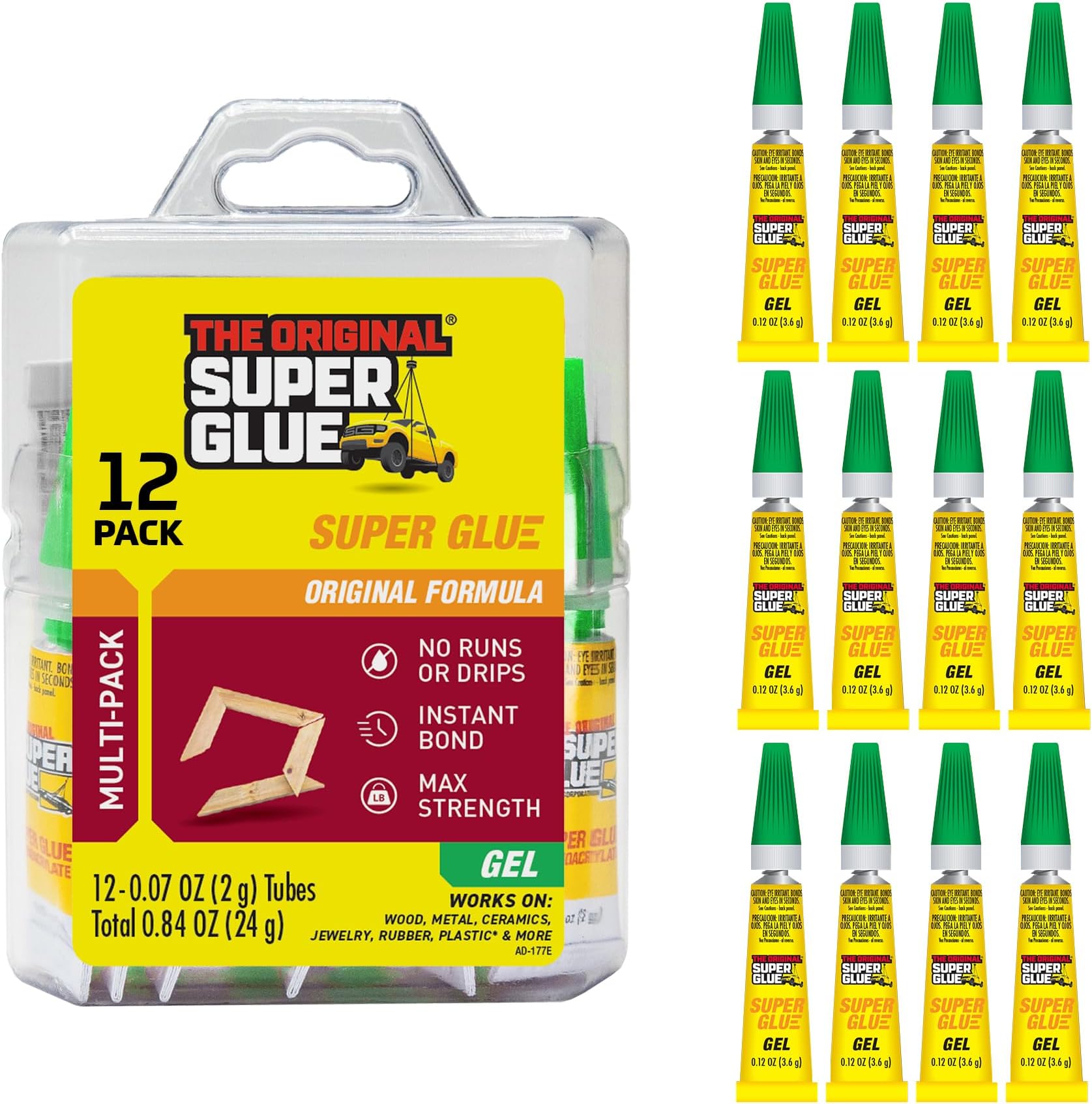 Amazon.com: Pacer Tech SGM22-12 Original Super Glue Bonds Metal ...