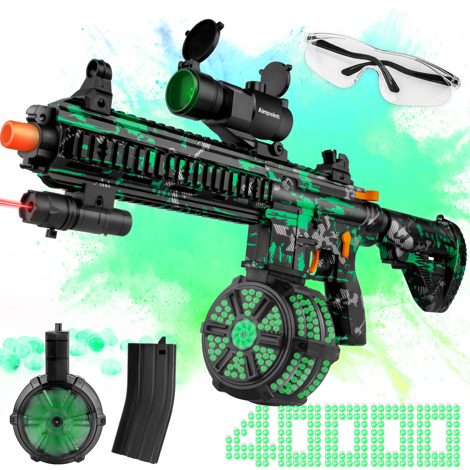 Buy Coriardo Large Gel Splatter Blaster for Orbeez with Goggles and ...