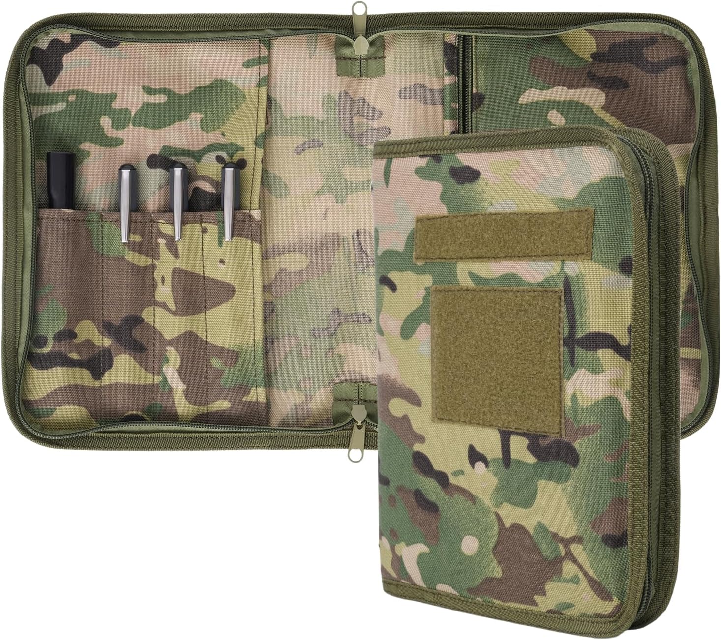 Tactical Notebook Kosibate Padfolio - 6-Ring Binder With Zipper For ...