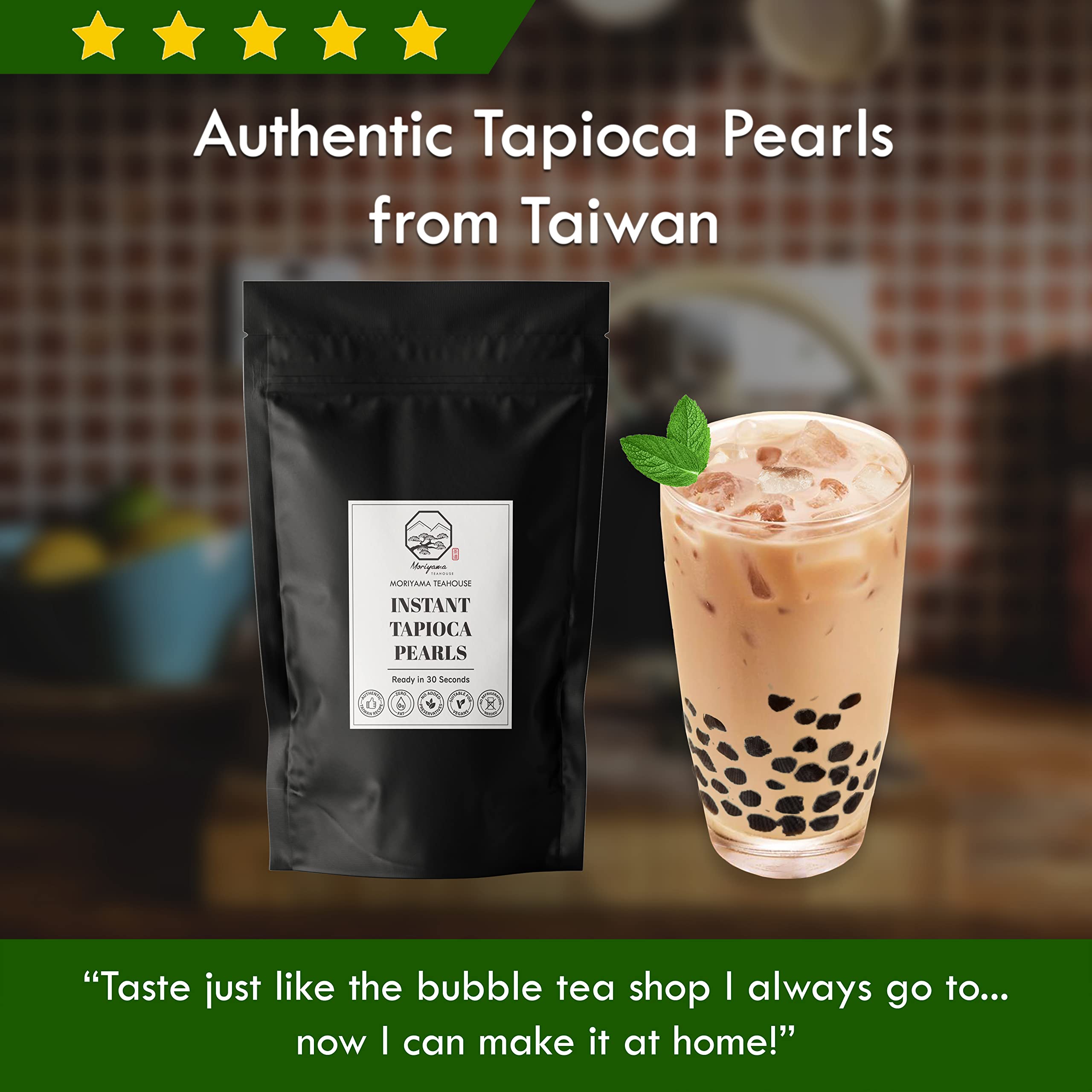 Buy Instant Tapioca Pearls Boba Balls coated with Brown Sugar | 8 Packs ...