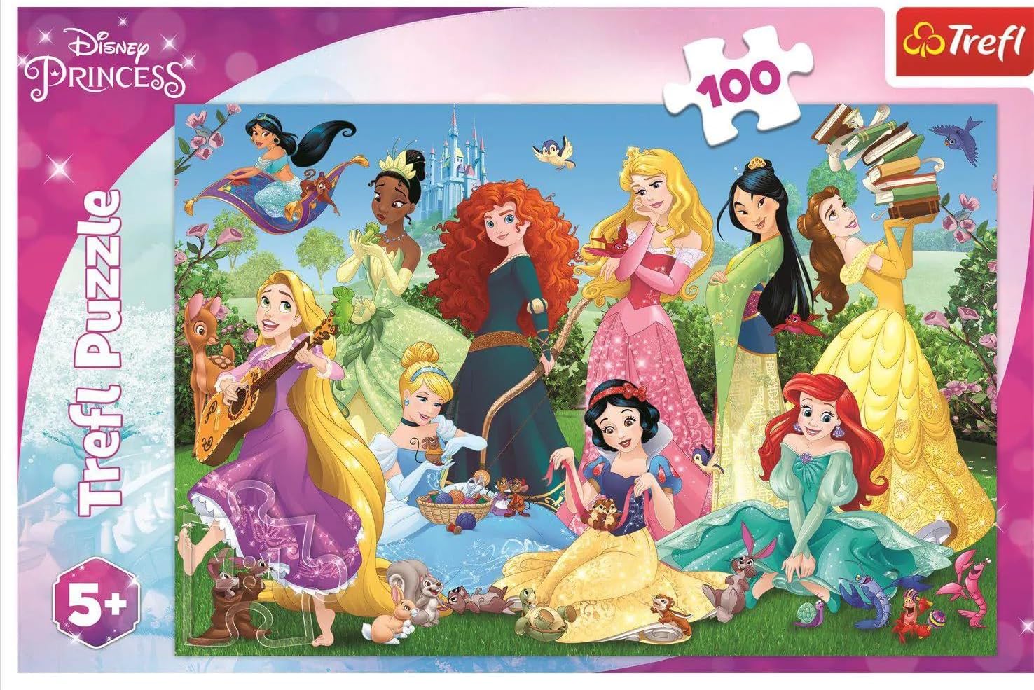 Disney Princess 100 Piece Jigsaw Puzzles For Kids - Princesses Puzzle ...