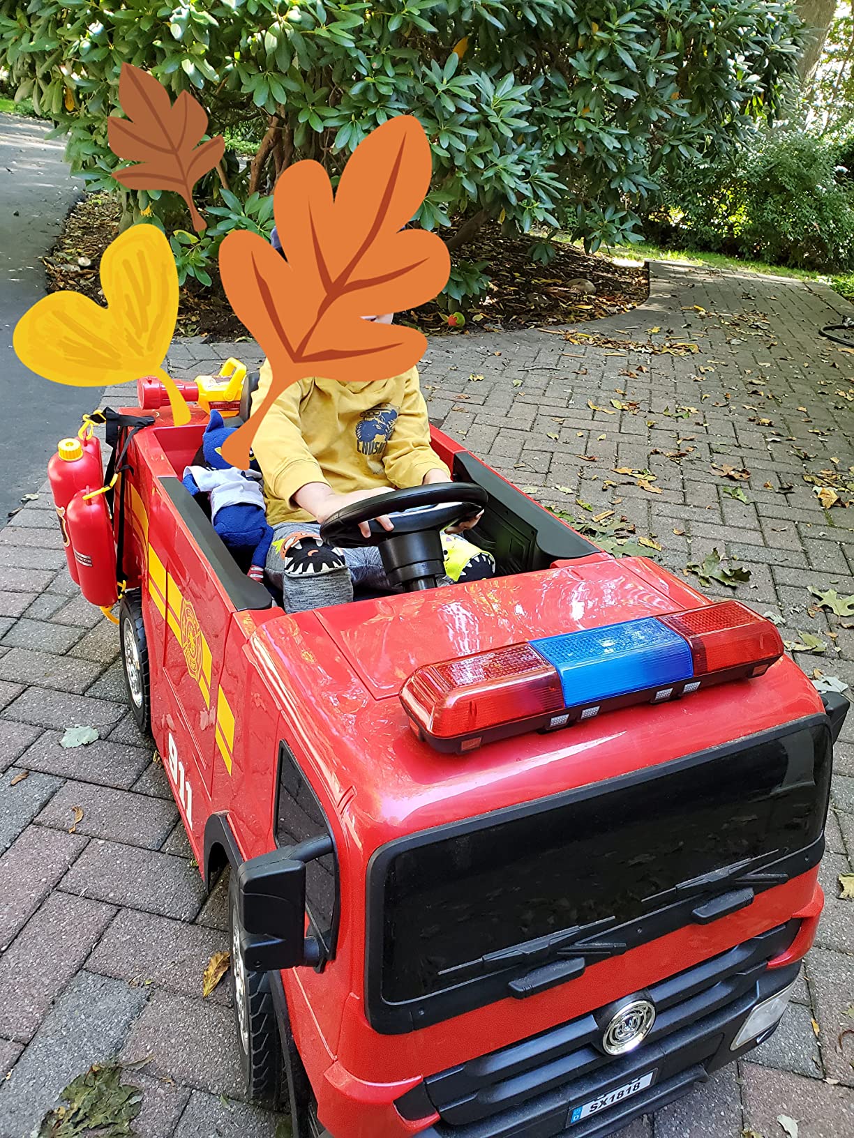 $10/mo - Finance TLSUNNY Ride On Fire Truck, Kid's Electric Vehicles ...