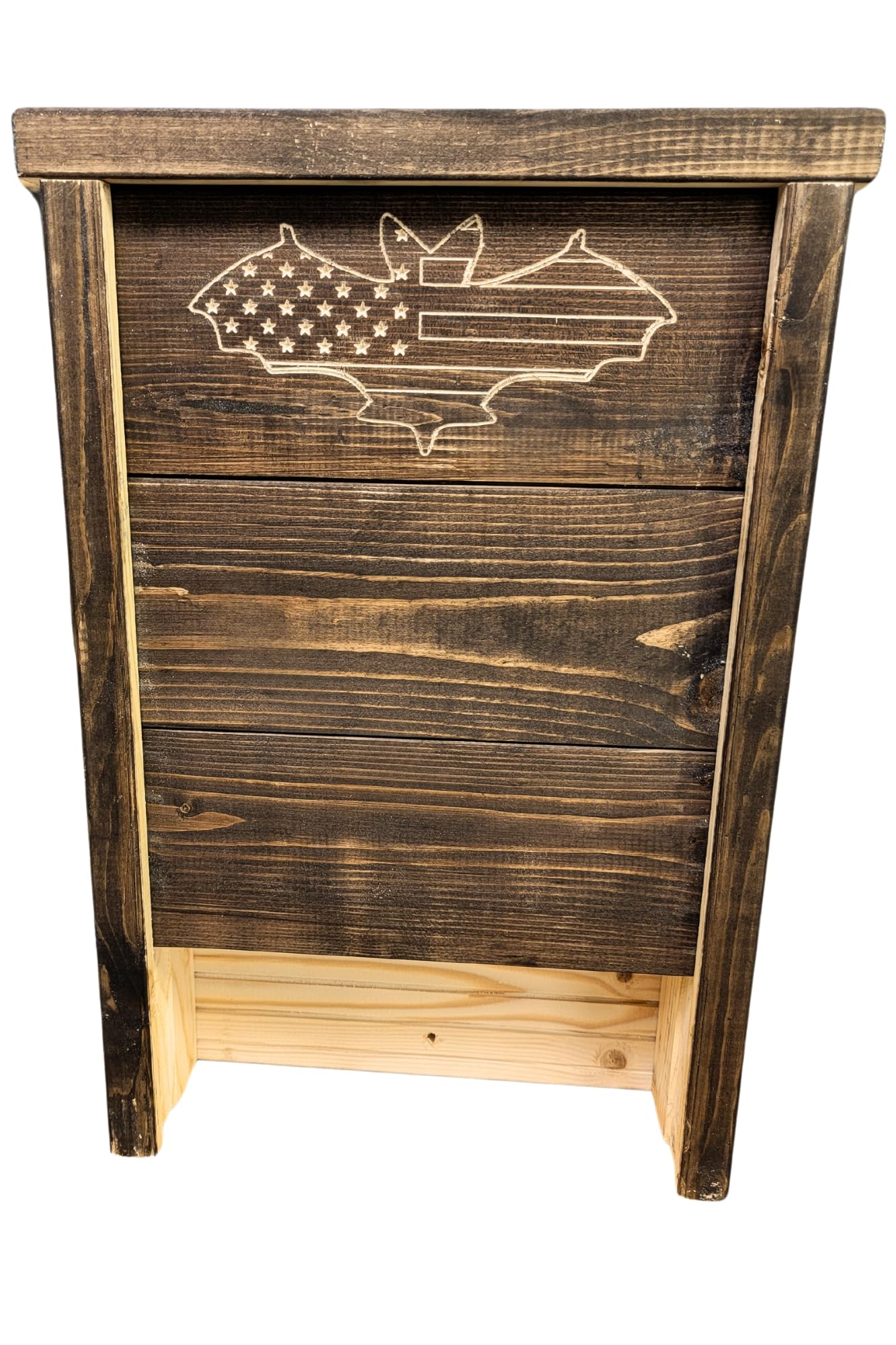 Snapklik.com : Made In USA- Brown Stained Pine Bat House, Single ...