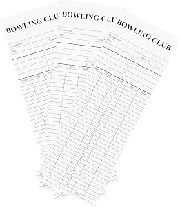 Acclaim Lawn Bowls Scorecards Scoring Pads Score Cards 500 Single Sided ...