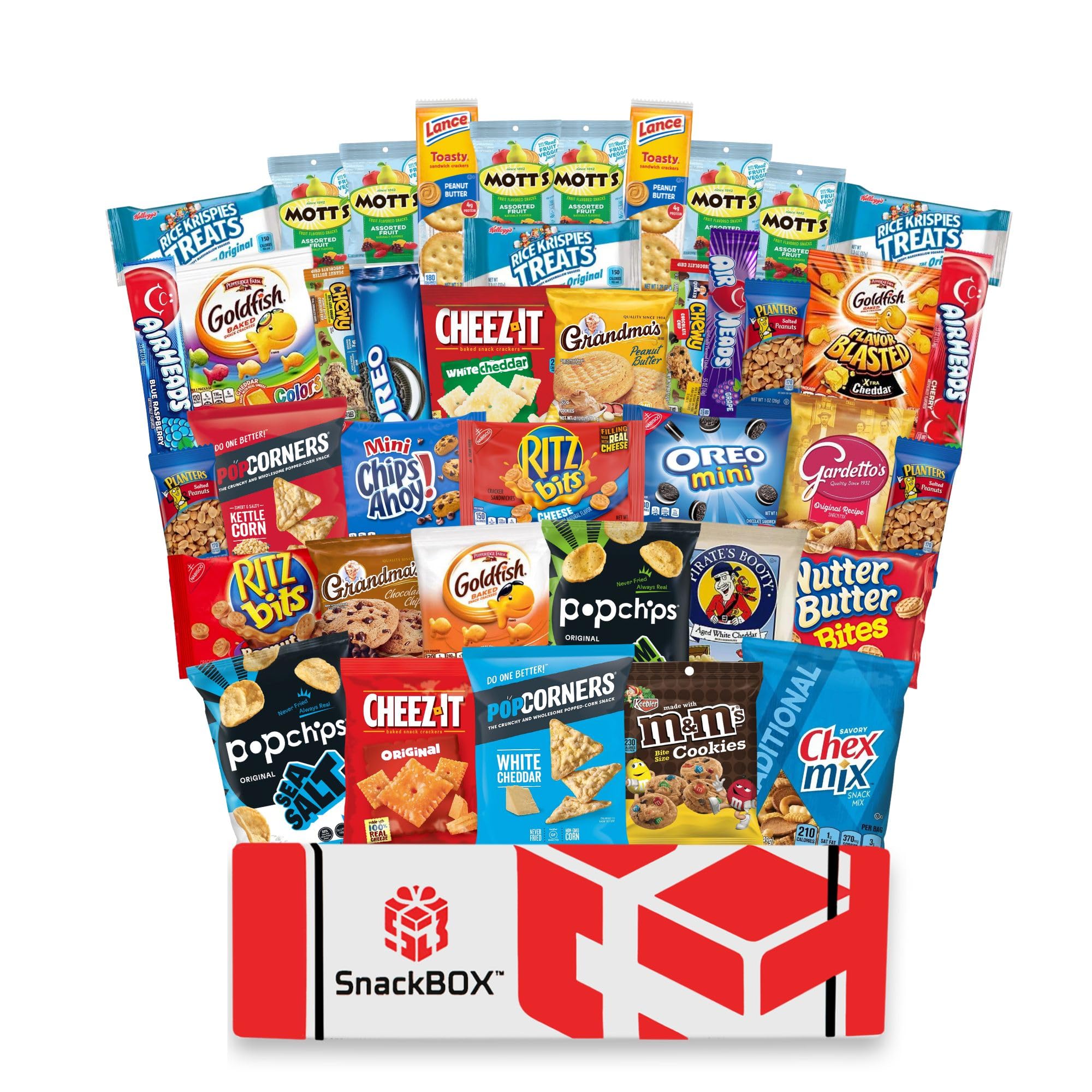 Buy SnackBOX Snacks BOX Care Package (40 Count) Back To School College ...