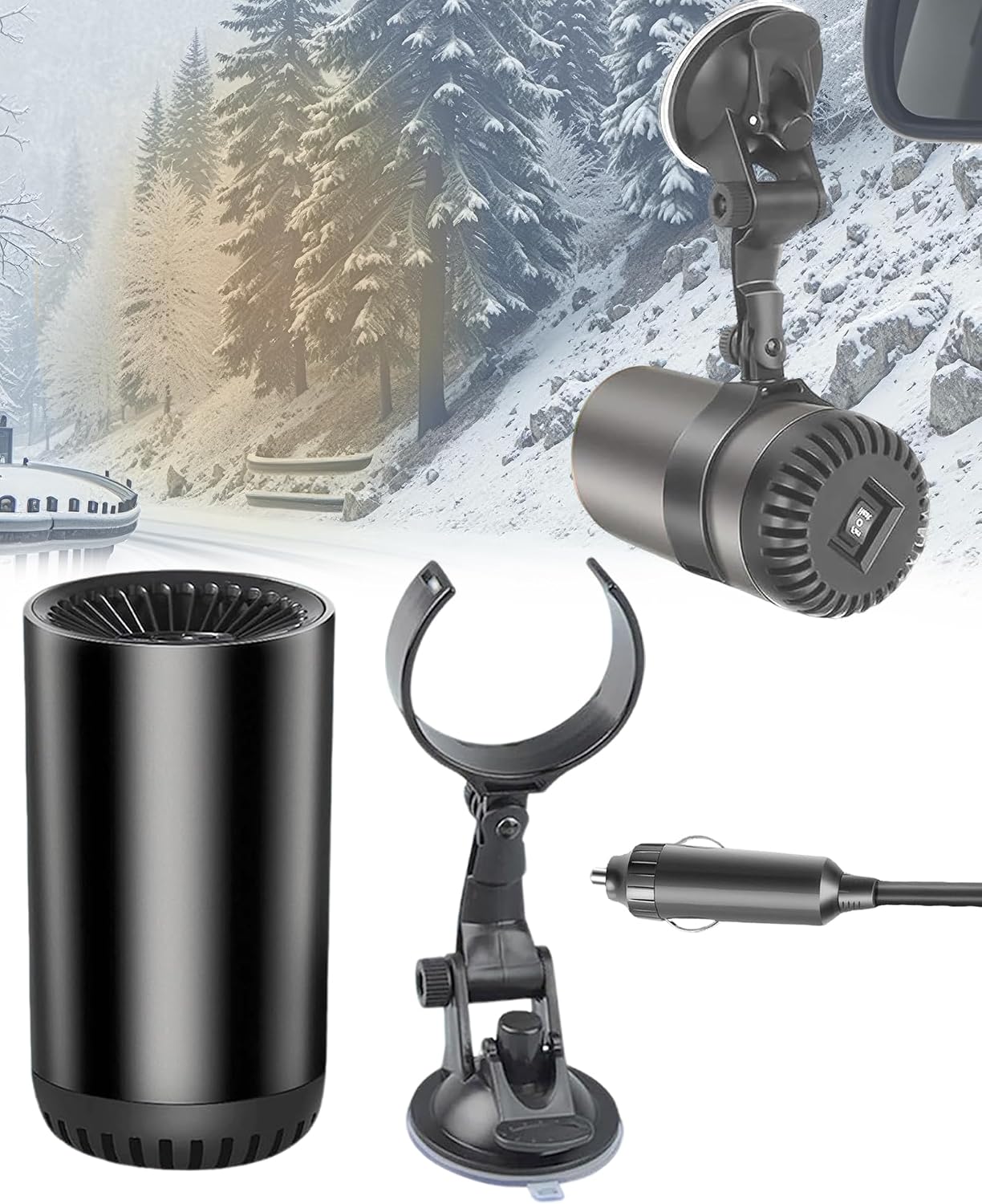 Amazon.com: xuenair 12V 150W Plug in Car Heater and Defroster for Car ...