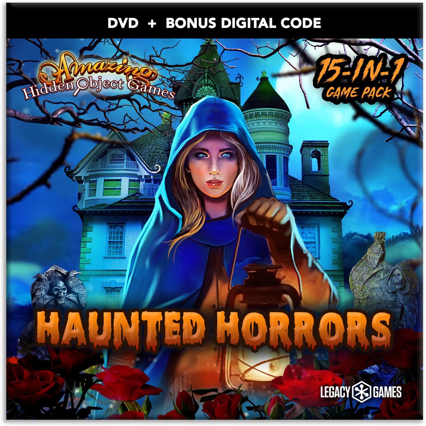 Horror Hidden Object Games for PC: Haunted Horrors, 15 Game DVD Pack ...