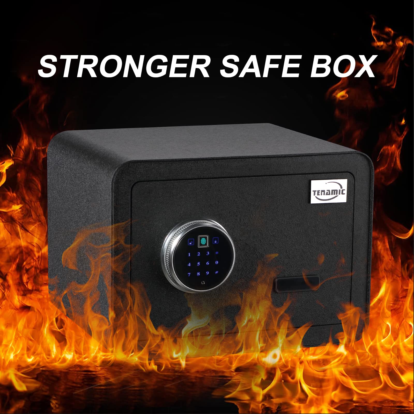 Snapklik.com : Tenamic Safe Box Luxury Biometric Fingerprint Cabinet ...