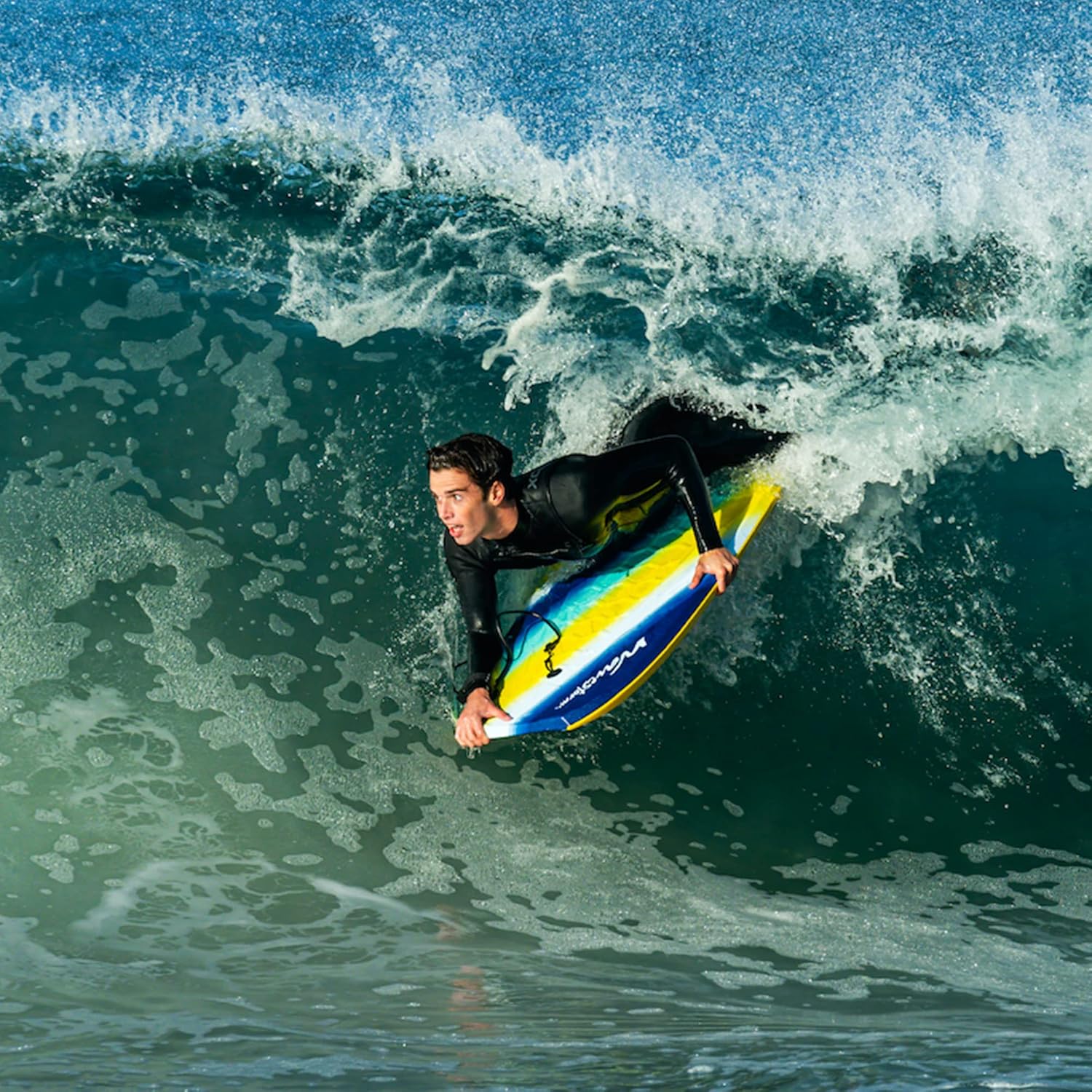 Wavestorm-42.5in Performance Foam Bodyboard with Sector Fin Channel ...