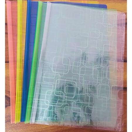 CAMPIO Plastic File A4 Size | Stick Transparent File Folder Stick File ...