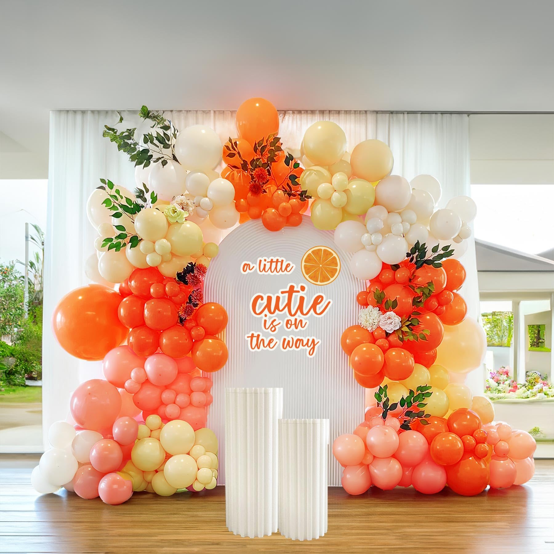 Amazon.com: FROUFING Little Cute Balloon Garland Arch Kit 137pcs with ...