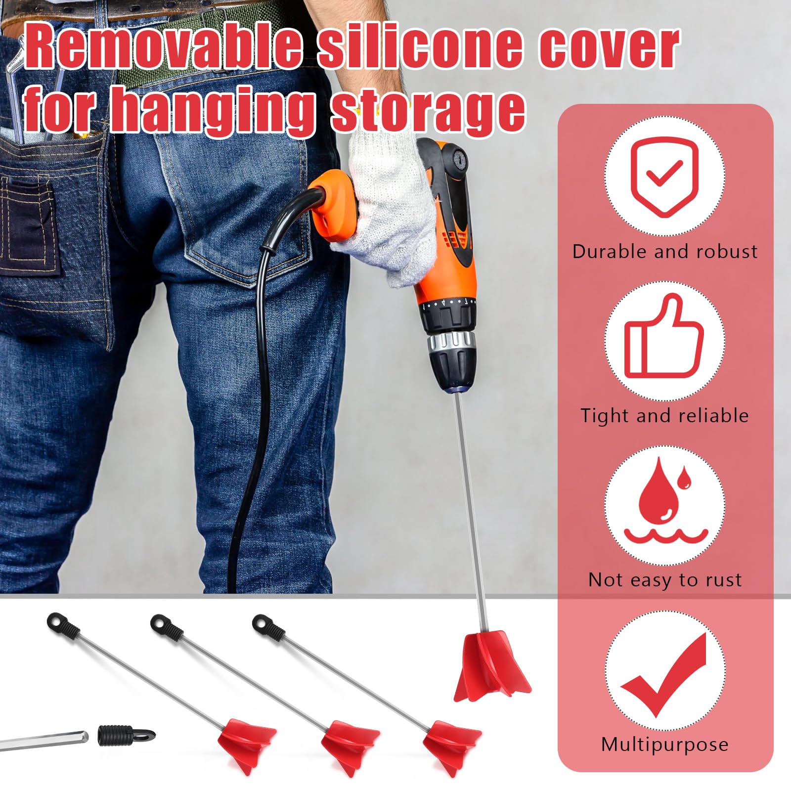 Snapklik.com : Loosh 4 Pcs 11 Inch Paint Stirrer For Drill, Paint Mixer ...