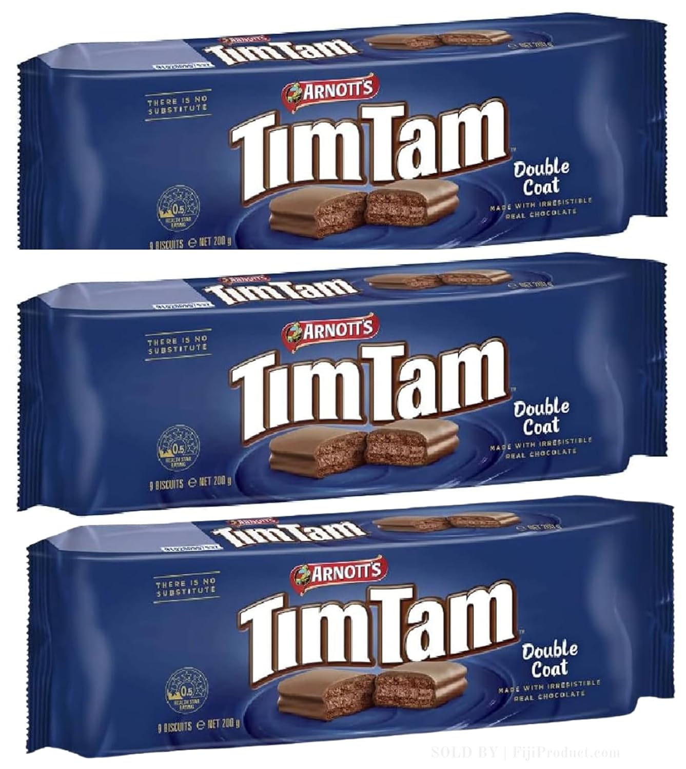 Amazon.com: Double Coat Tim Tam (Pack of 3 x 200g EA) Imported From ...