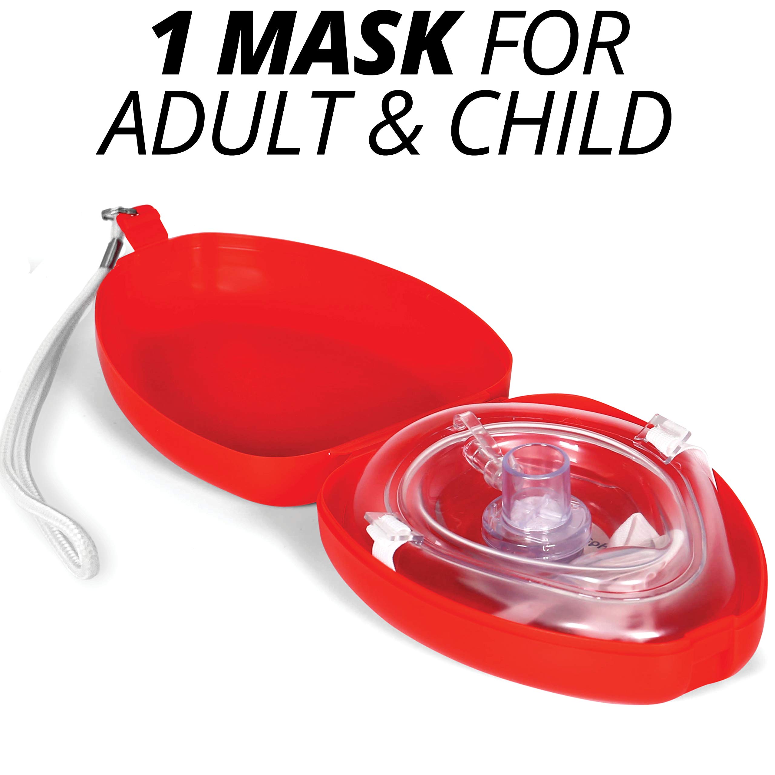 1 Adult/Child CPR Mask & Valve Pocket Resuscitator Kit by CPR Assistant ...