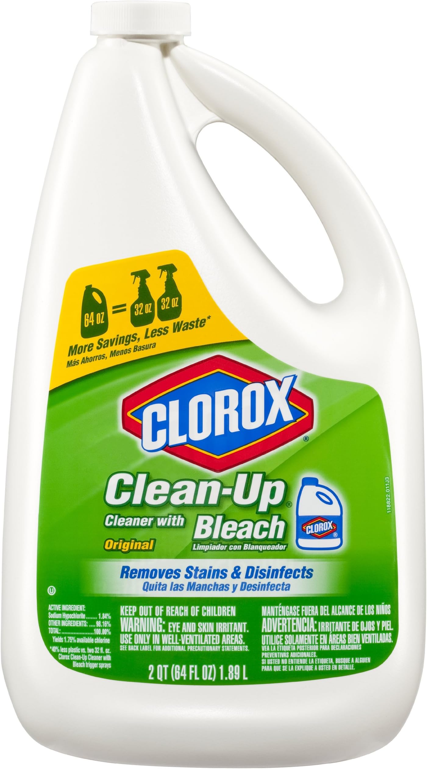 Amazon.com: Clorox Clean-Up All Purpose Cleaner with Bleach Original ...