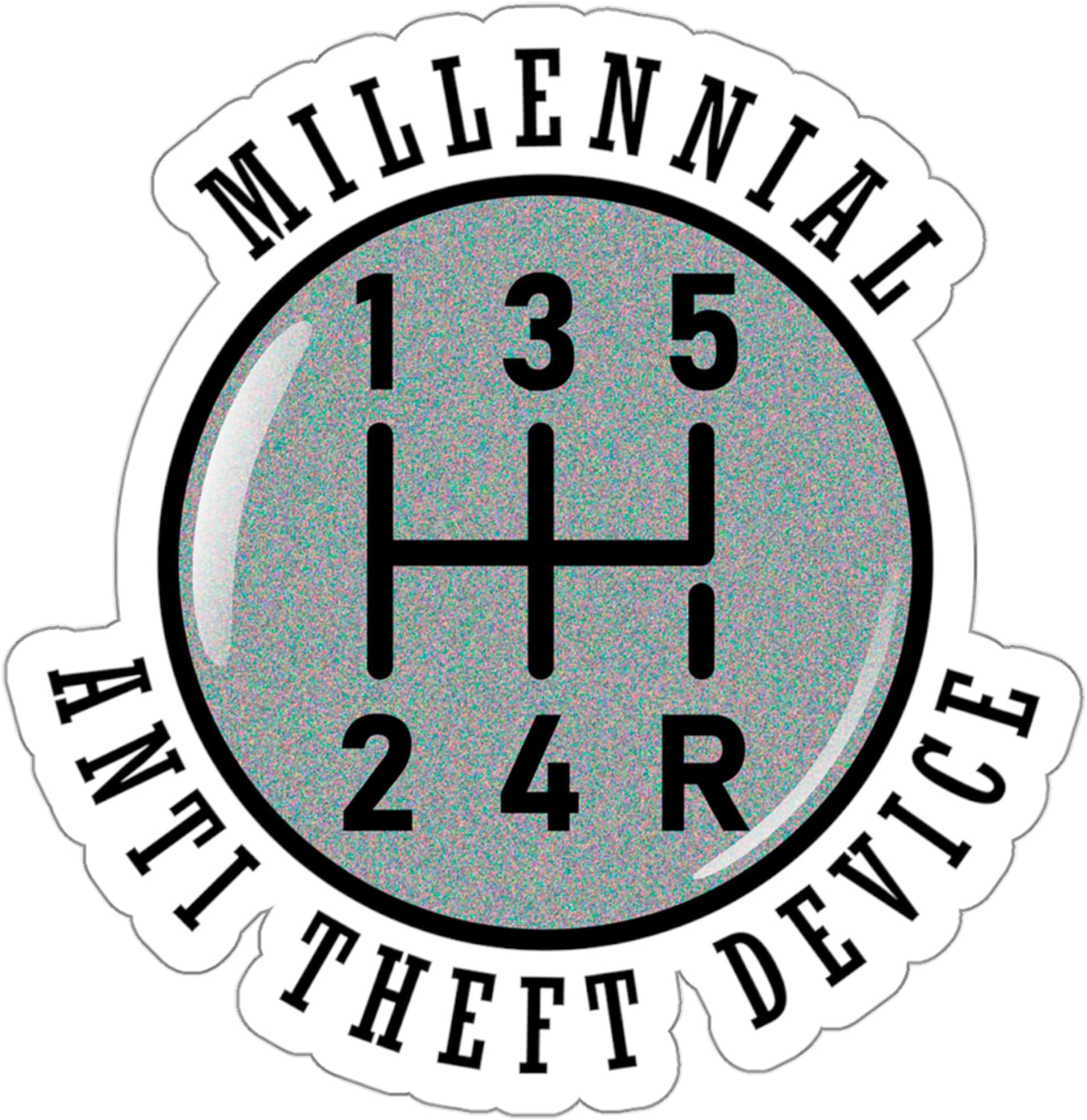 Amazon.com - Round They Can't Steal What They Can't Drive Sticker ...