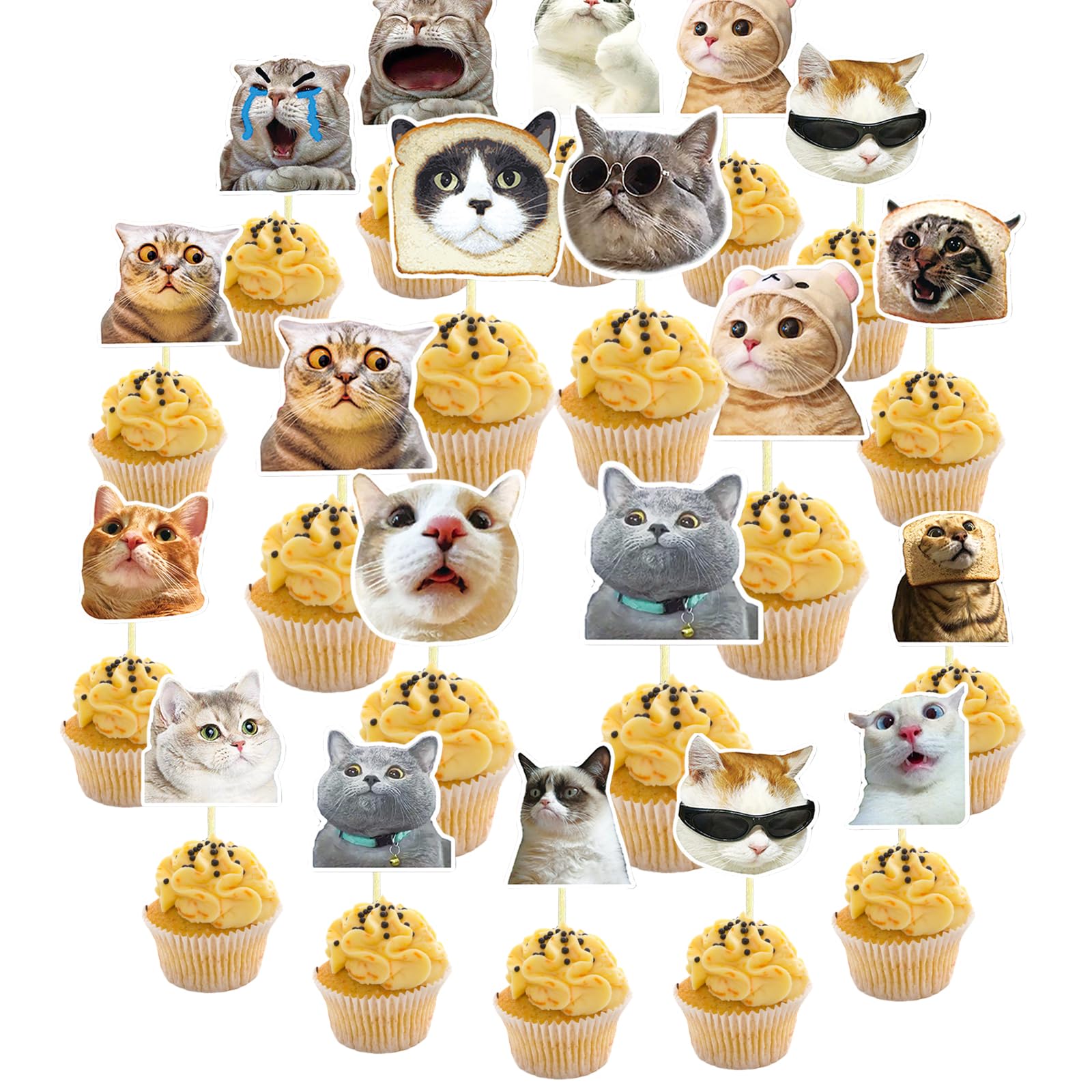 Pusheen Cupcake Sticker