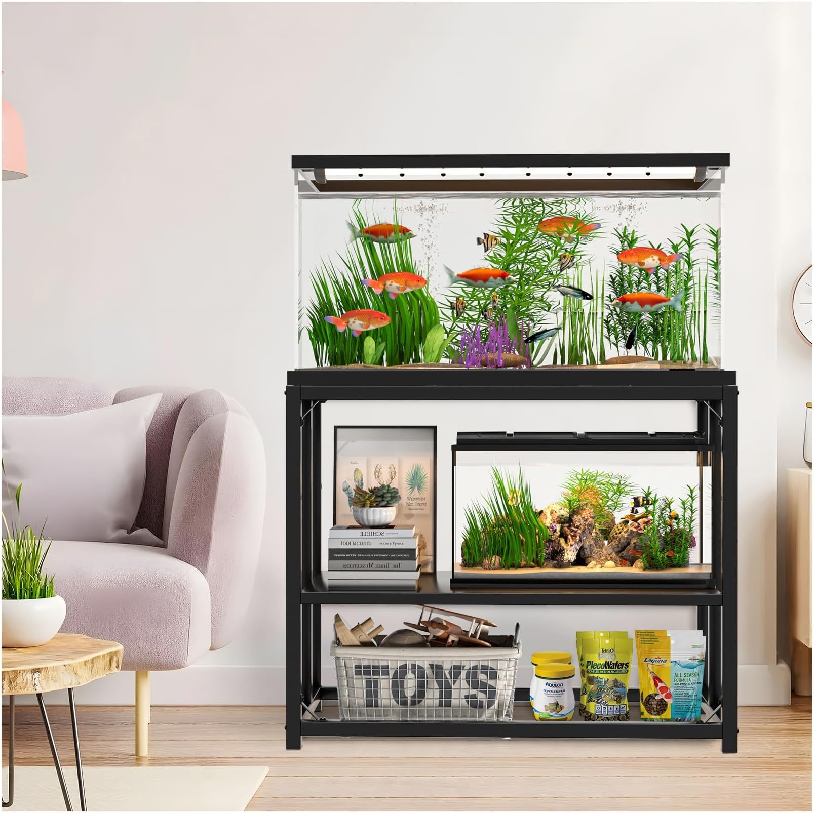 Amazon.com : ZSLTLDU 40 Gallon Tank Stand, Fish Tank Stand, Adjustable ...