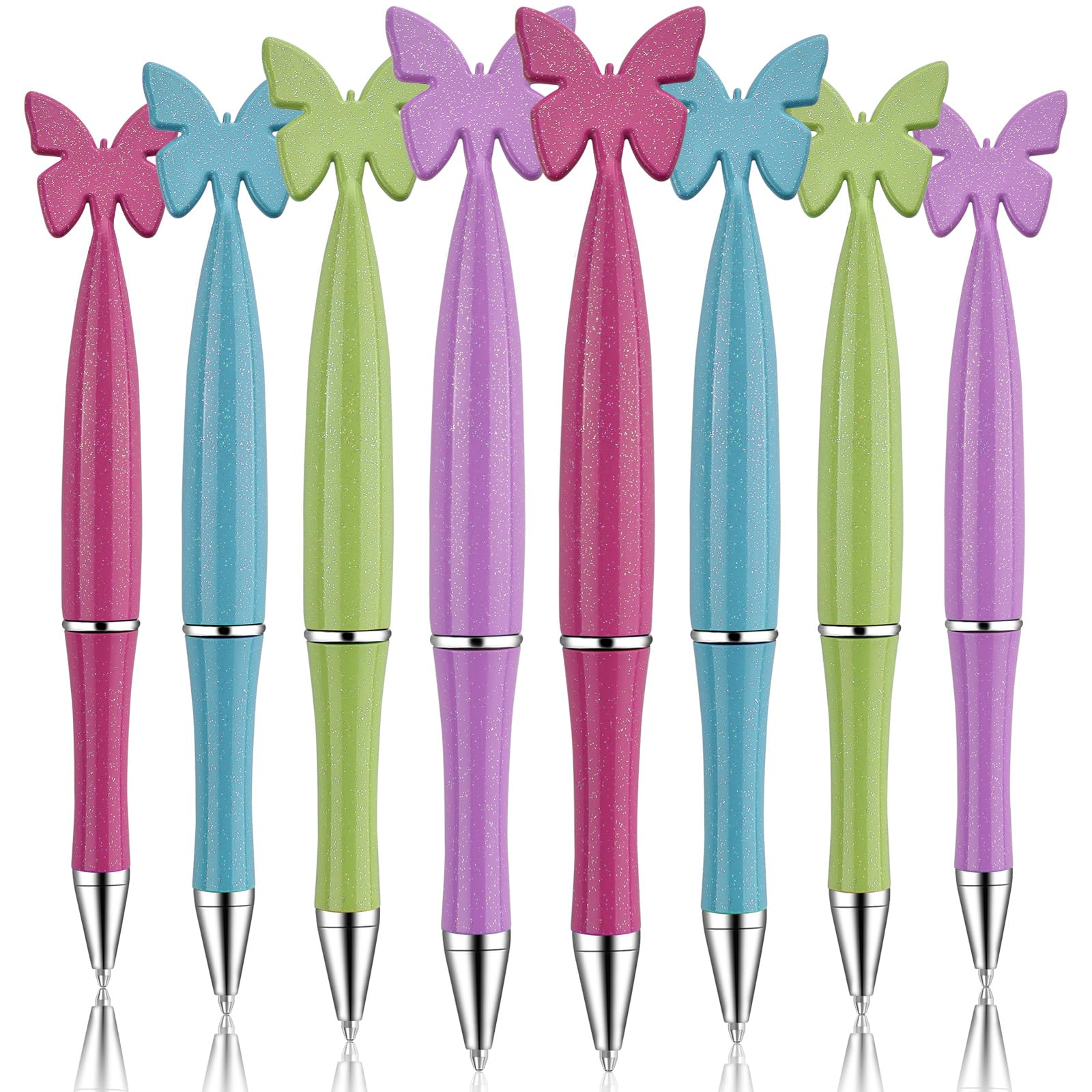 Amazon.com: 24 Pack Spring Summer Party Pens Black Gek Ink Butterfly ...