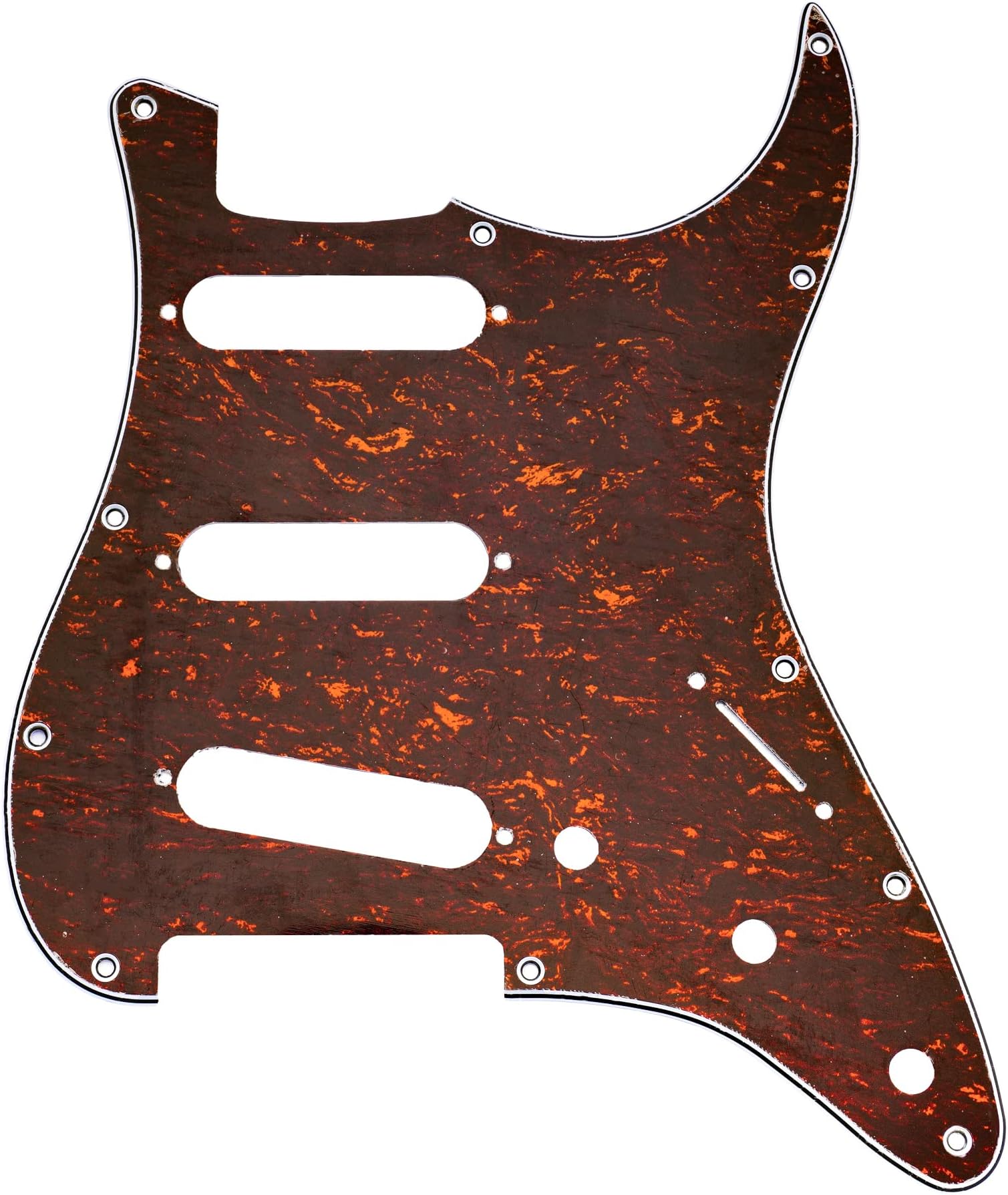 Amazon.com: Musiclily 11 Hole SSS Strat Pickguard Scratch Plate for ...