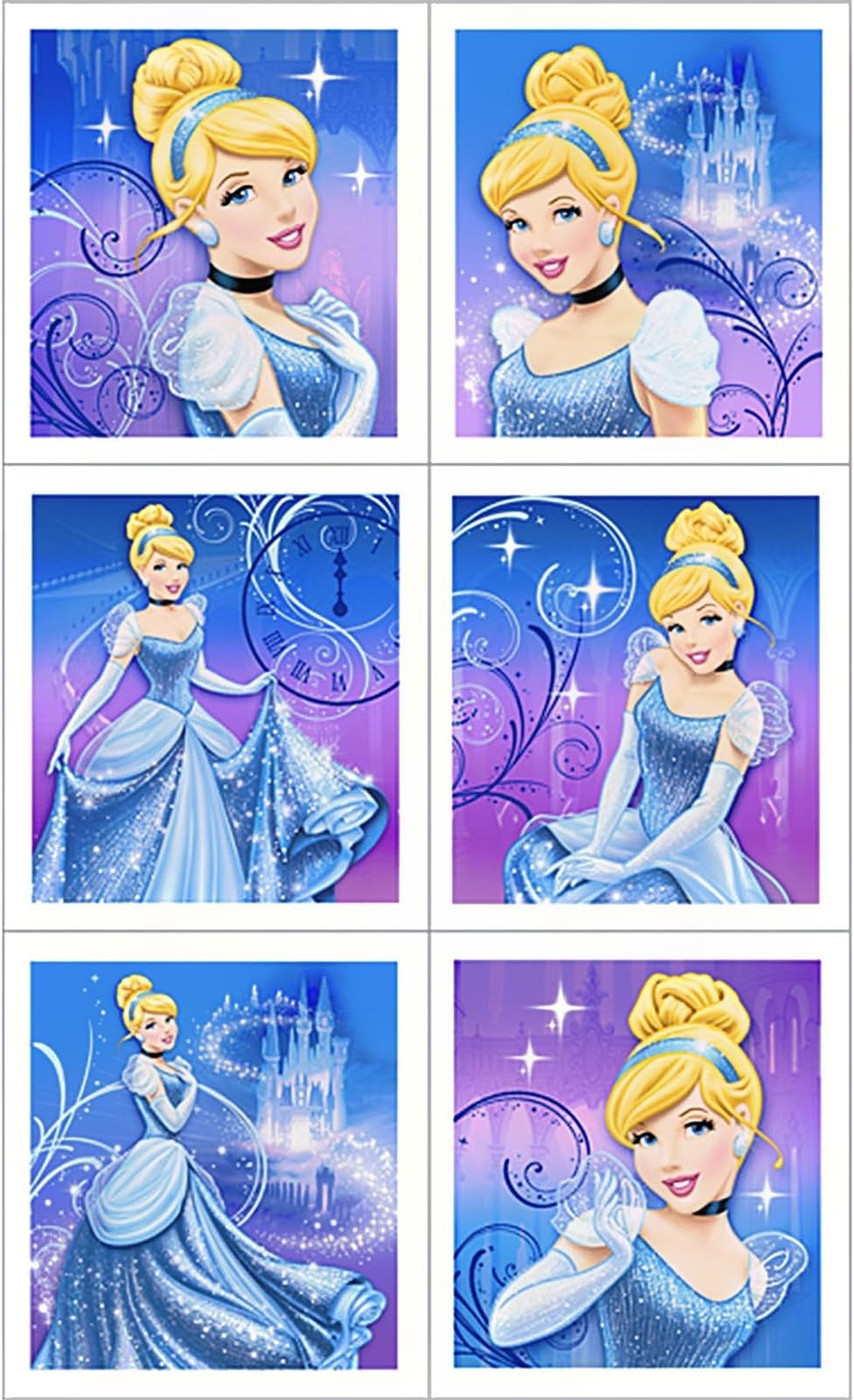 Amazon.com: 5 Inch Sparkle Glitter Cinderella Text Decal Disney ...