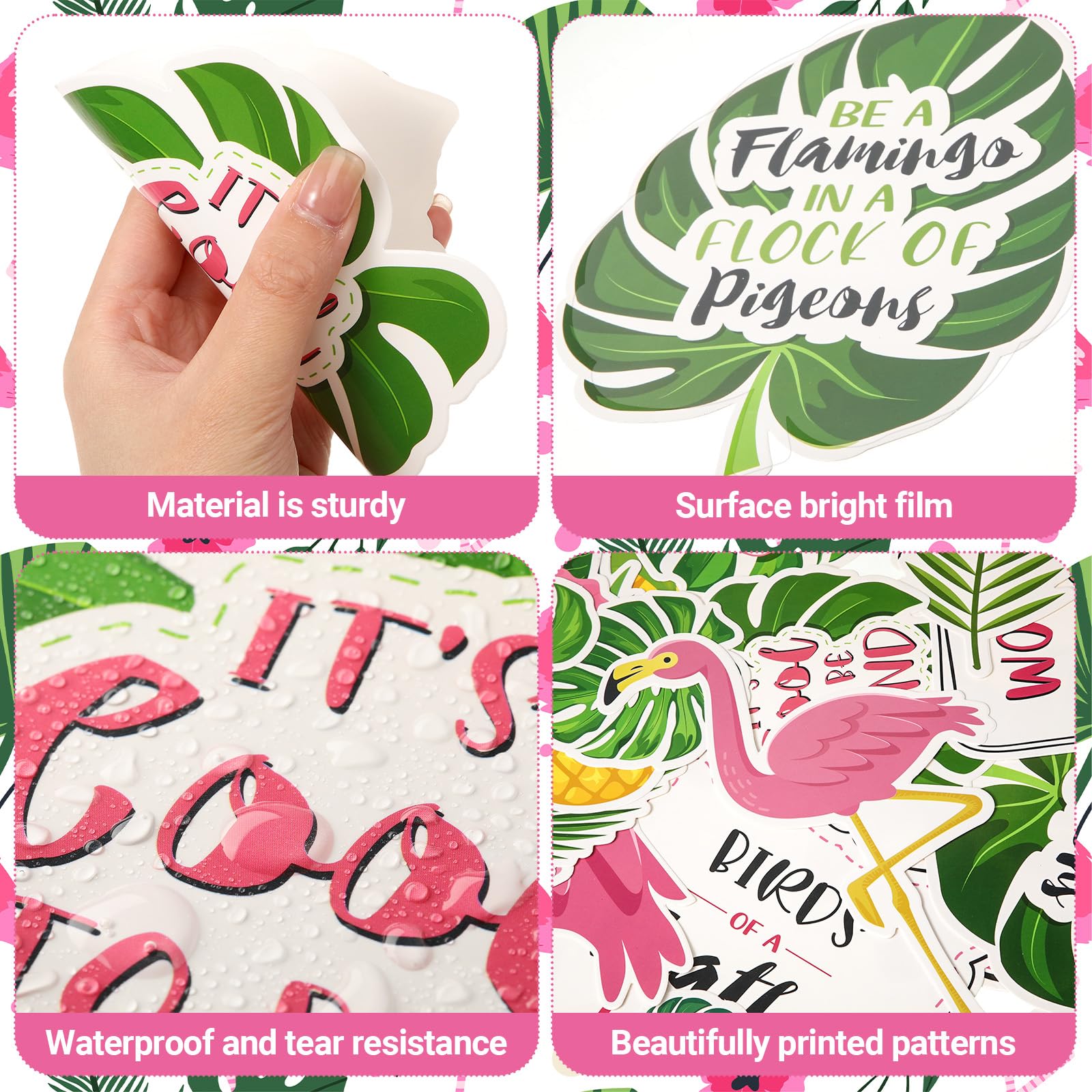 Snapklik.com : Flamingo Bulletin Board Set Pink Flamingo Classroom ...