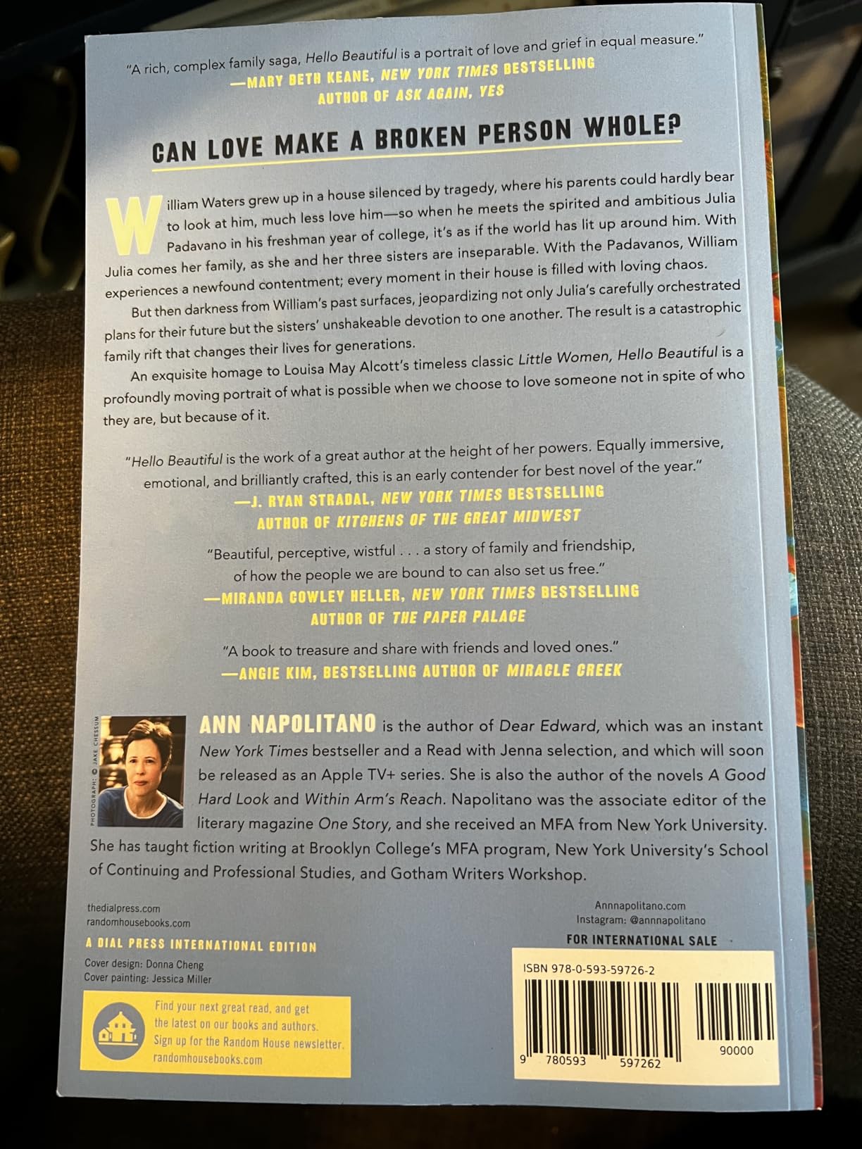 Hello Beautiful (Oprah's Book Club): A Novel : Napolitano, Ann: Amazon ...